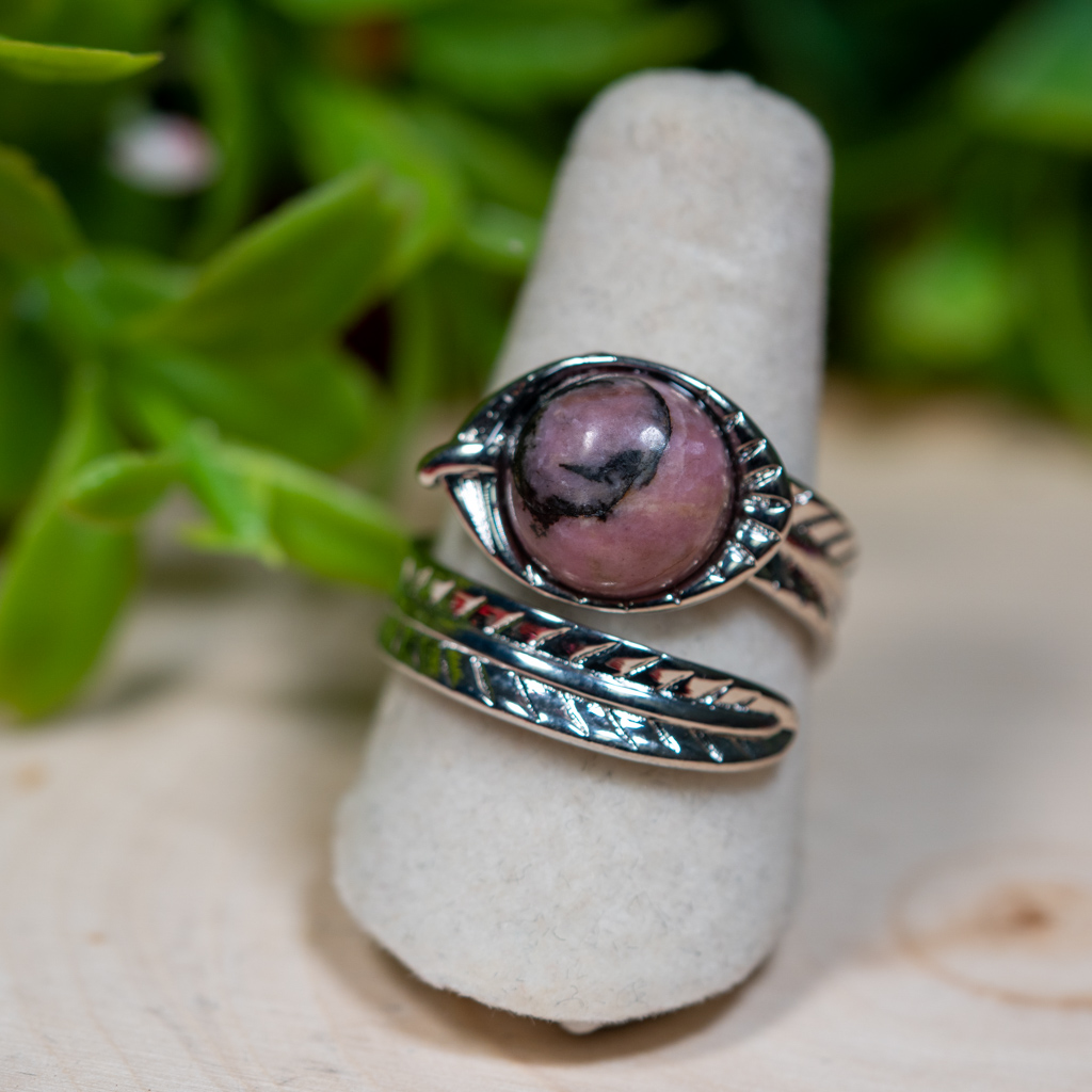 Rhodonite Ring - The Crystal Council