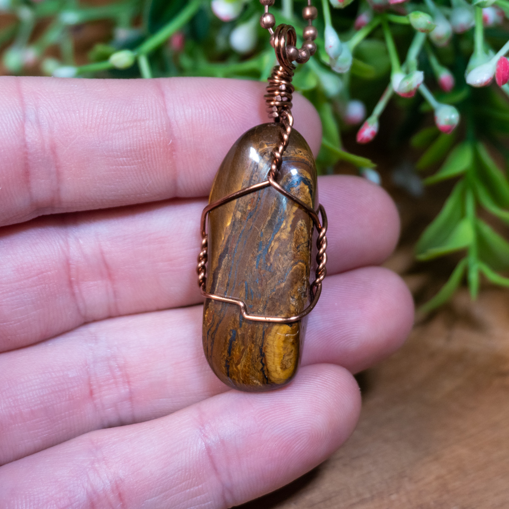 Tiger Iron Necklace #1 - The Crystal Council