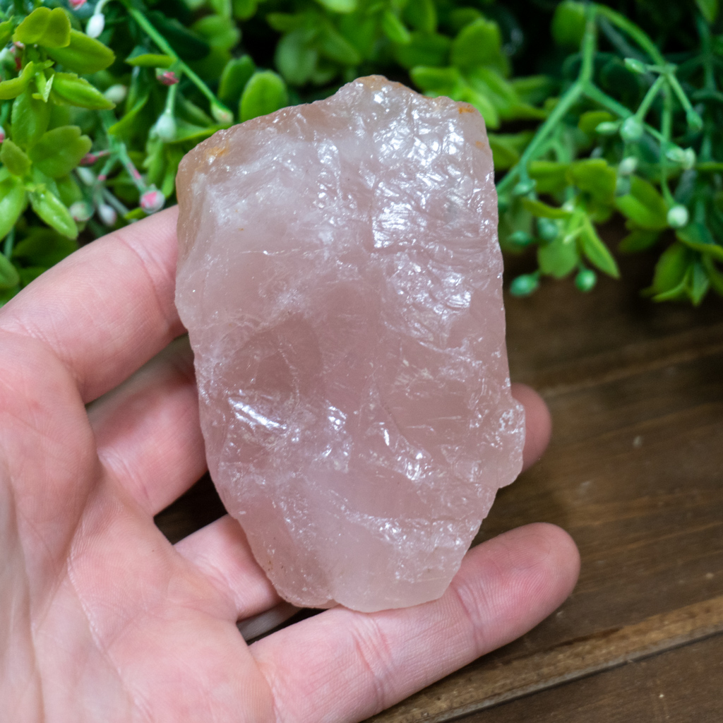 Medium Raw Rose Quartz - The Crystal Council