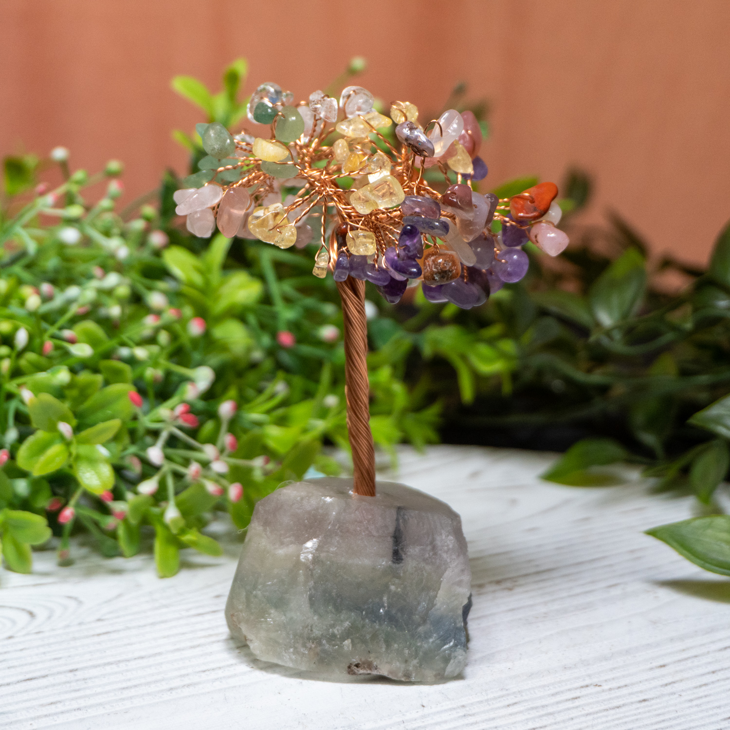 Multi Crystal Gemstone Tree - The Crystal Council