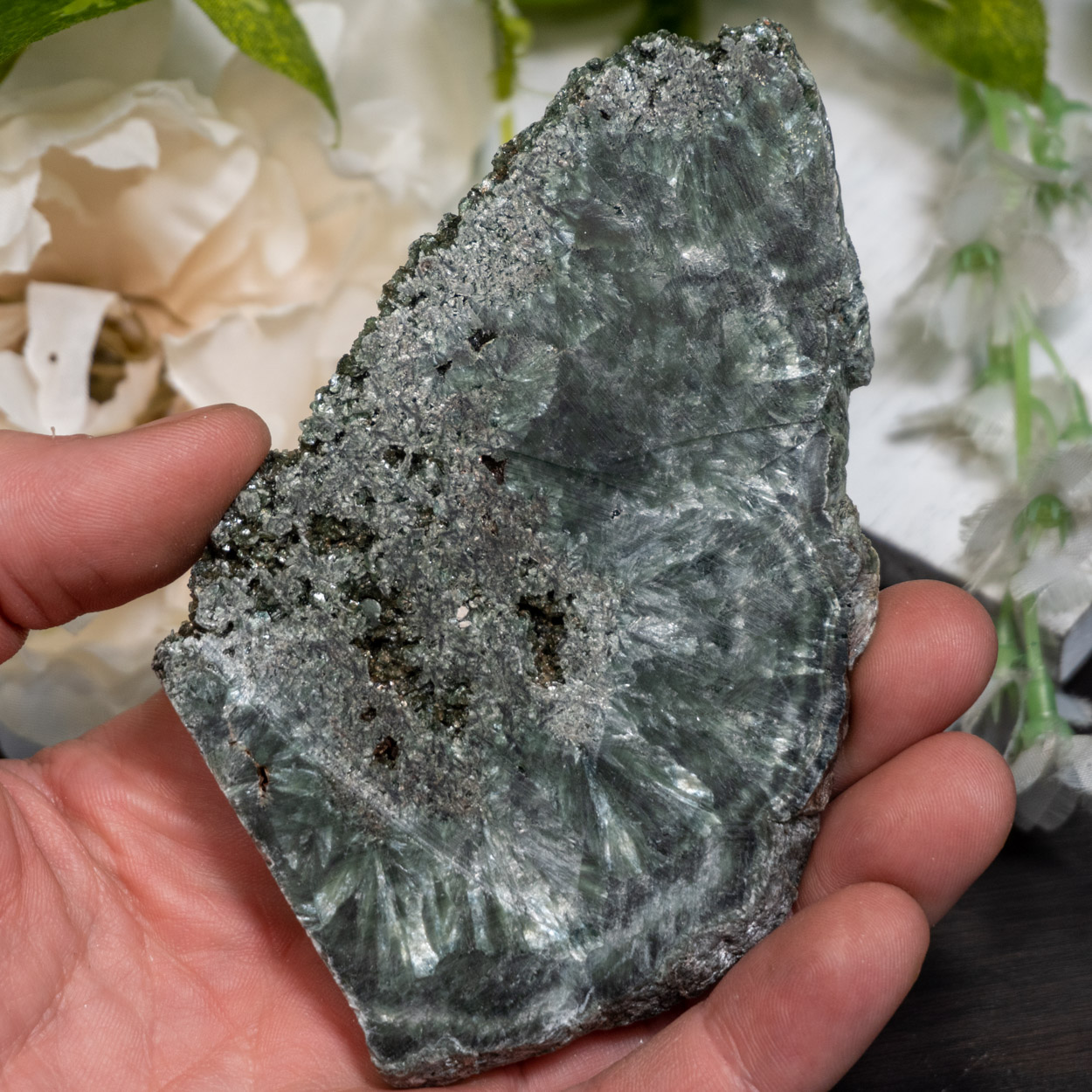 Seraphinite Slab #8 - The Crystal Council