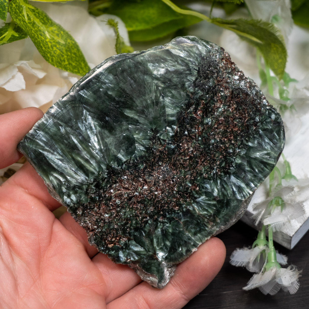 Seraphinite Slab #7 - The Crystal Council
