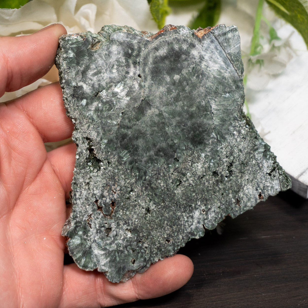 Seraphinite Slab #3 - The Crystal Council