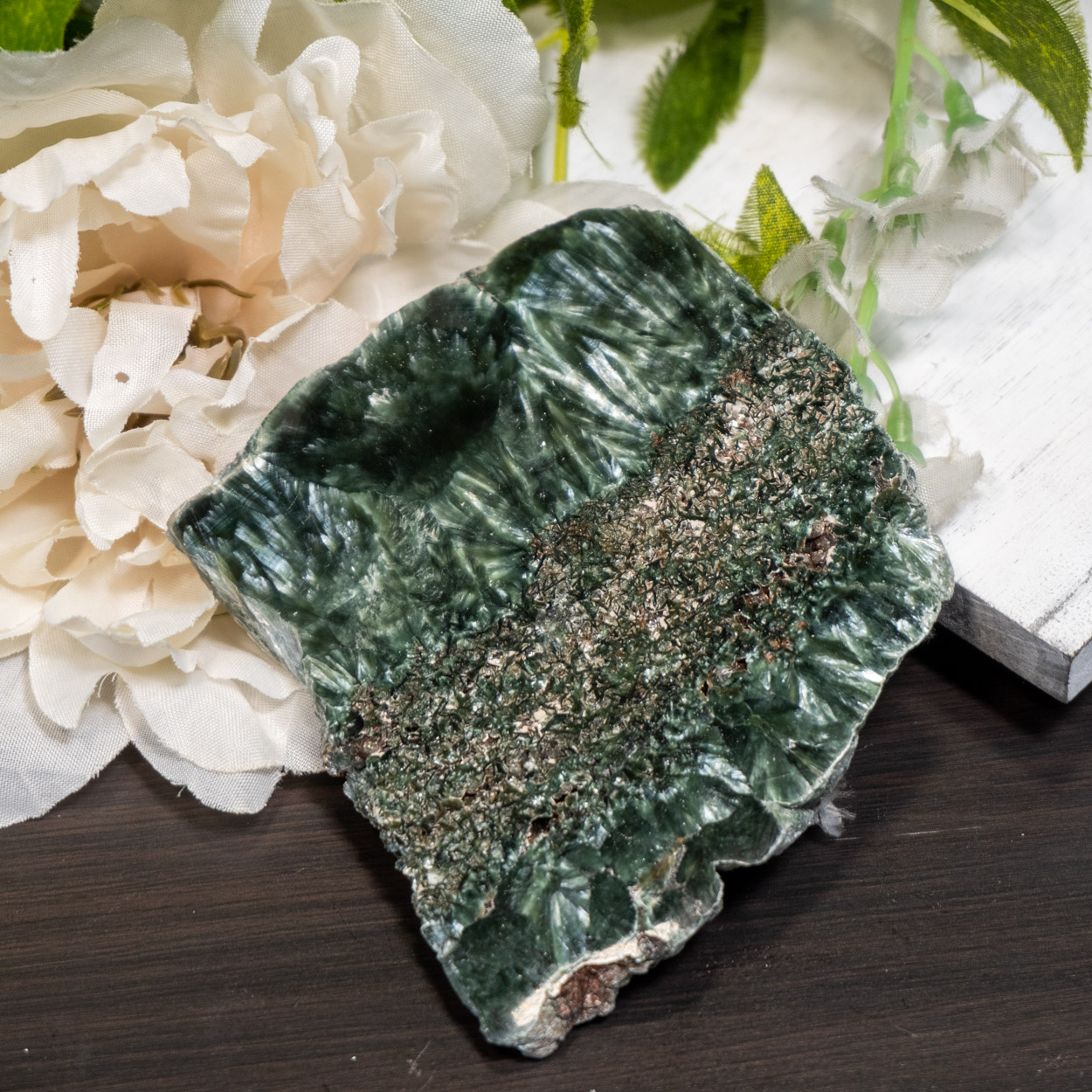 Seraphinite Slab #2 - The Crystal Council