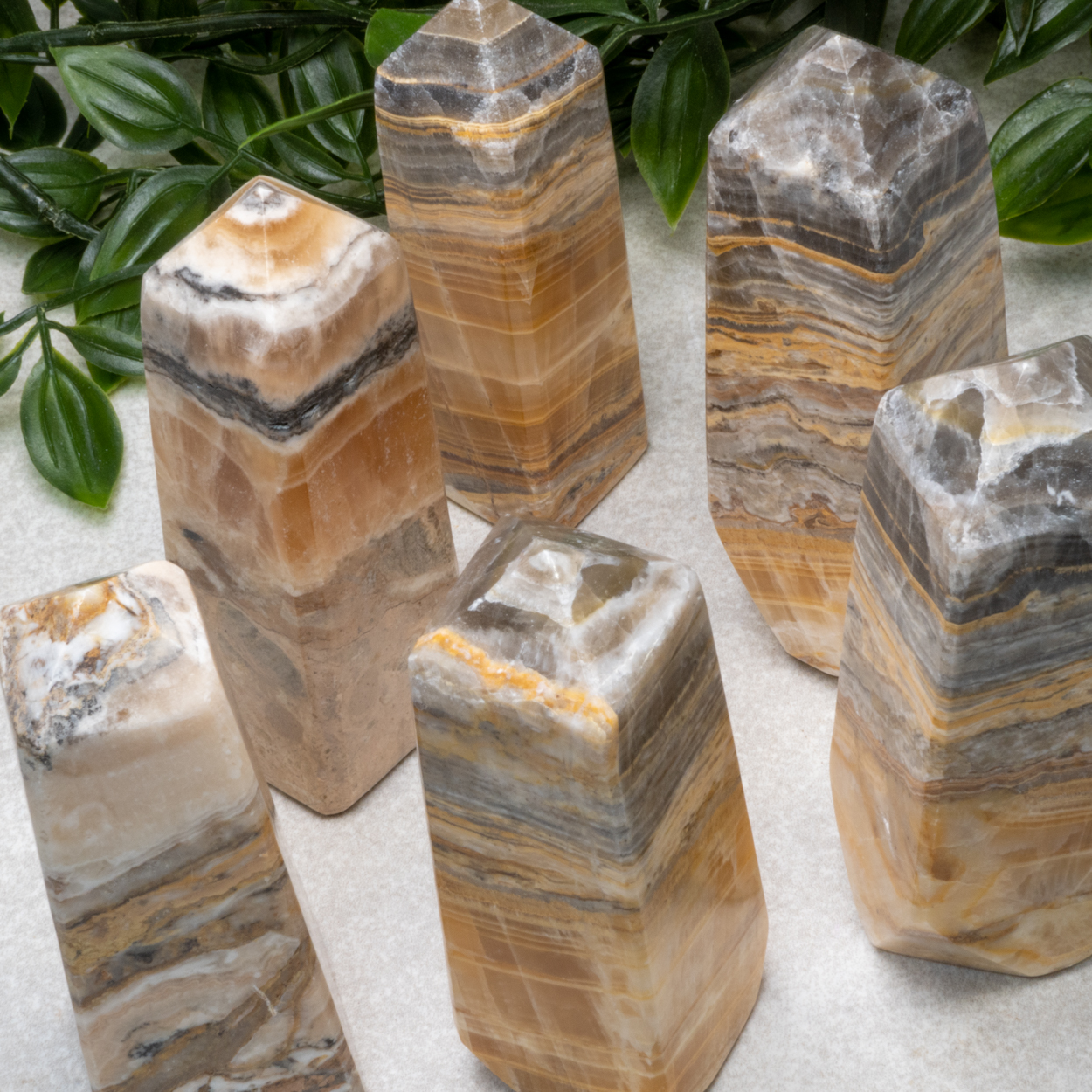 Random Multi Calcite Tower - The Crystal Council