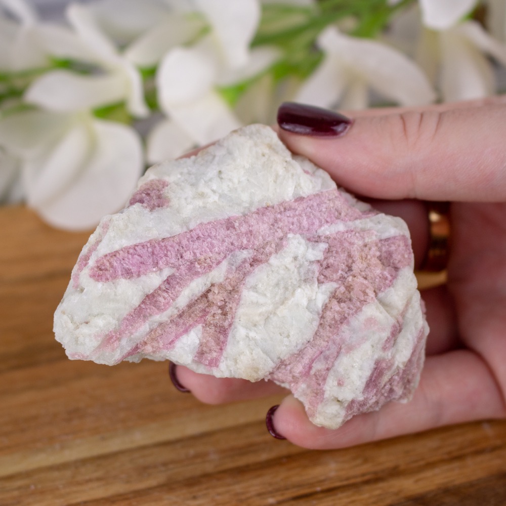 Large Pink Tourmaline in Quartz #1 - The Crystal Council