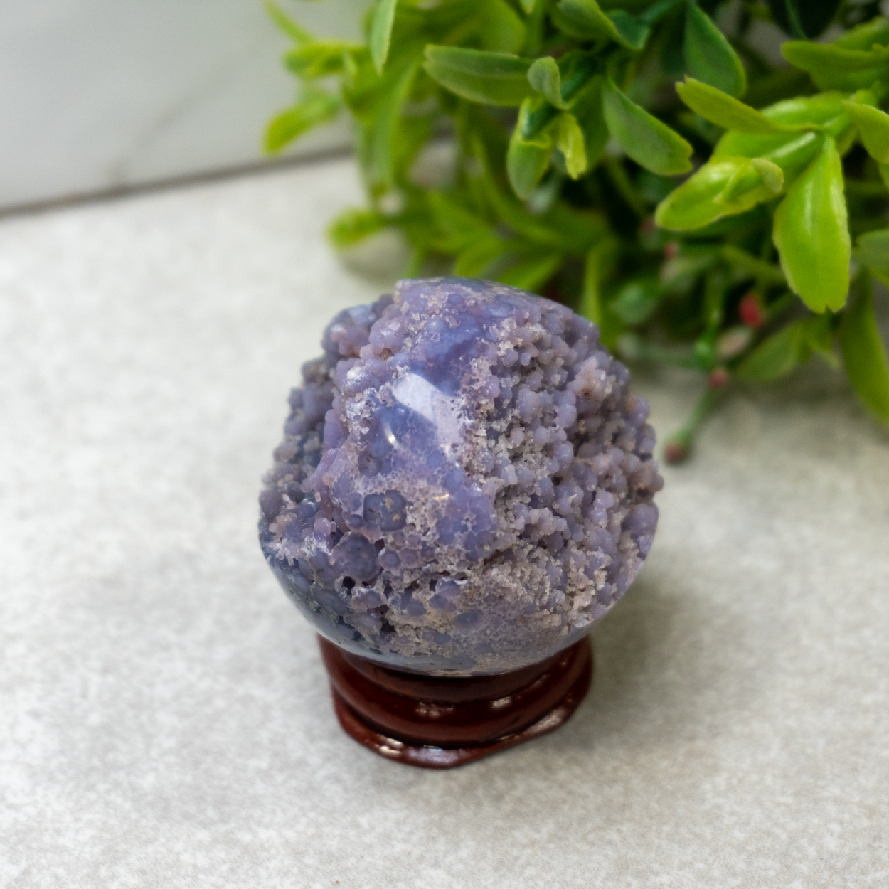 Grape Agate Sphere #2 - The Crystal Council