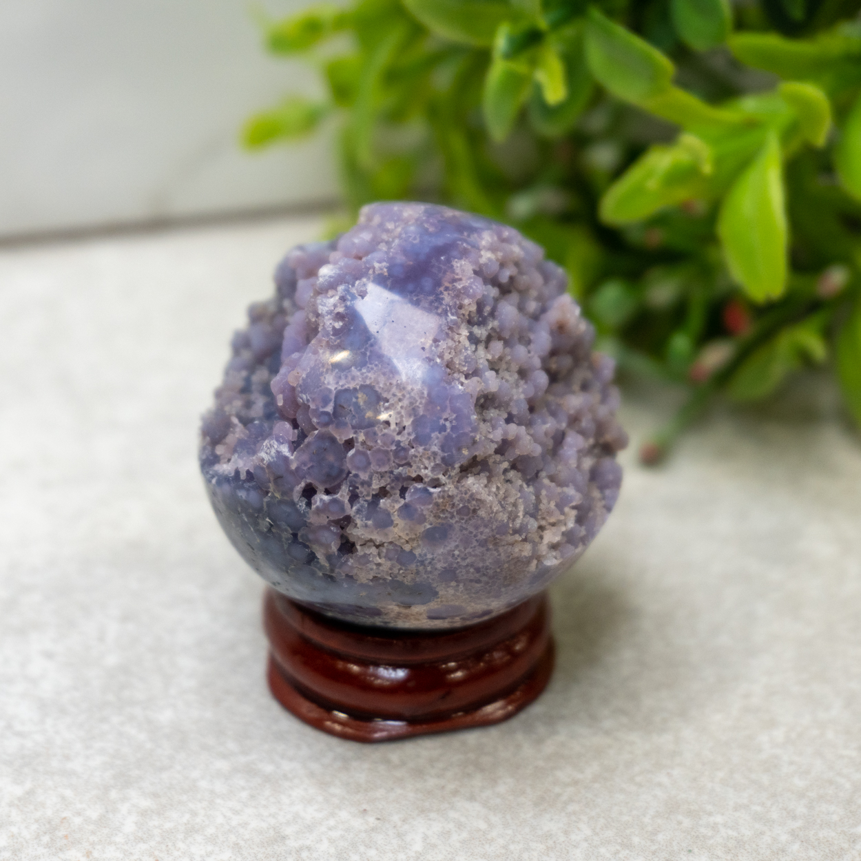 Grape Agate Sphere #2 - The Crystal Council