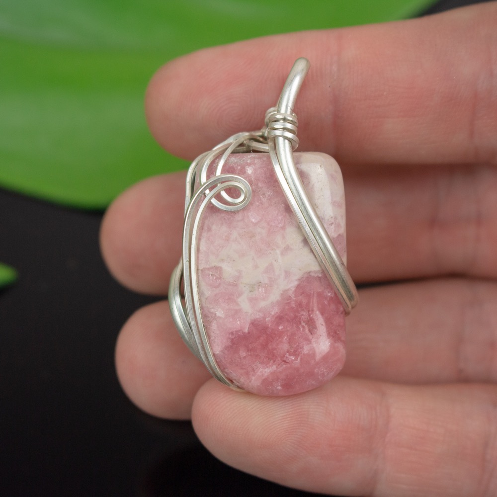 Rhodochrosite Raw Wrap - The Crystal Council
