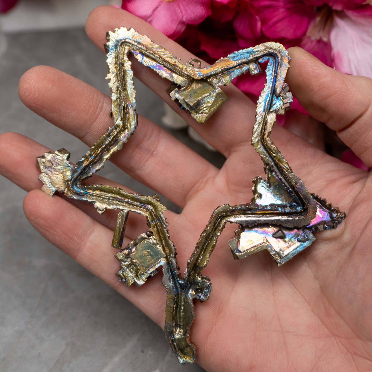 Bismuth Star Shape #2 - The Crystal Council