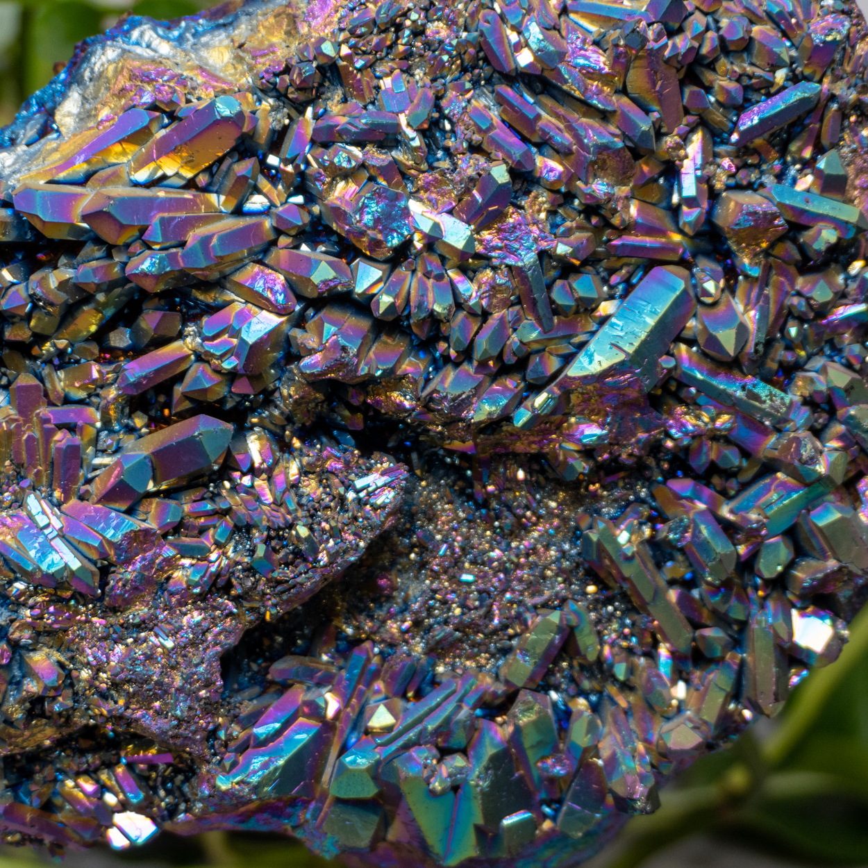 Raw Titanium Quartz on Stand #4 - The Crystal Council
