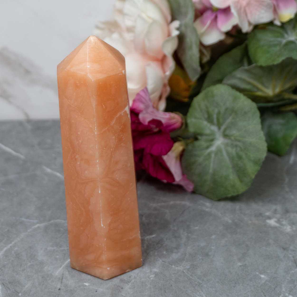 Sherbet Calcite Tower #2 - The Crystal Council