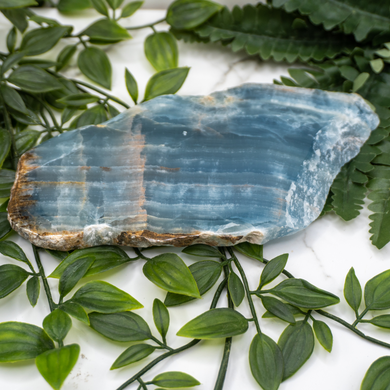 Blue Onyx Slab #3 - The Crystal Council