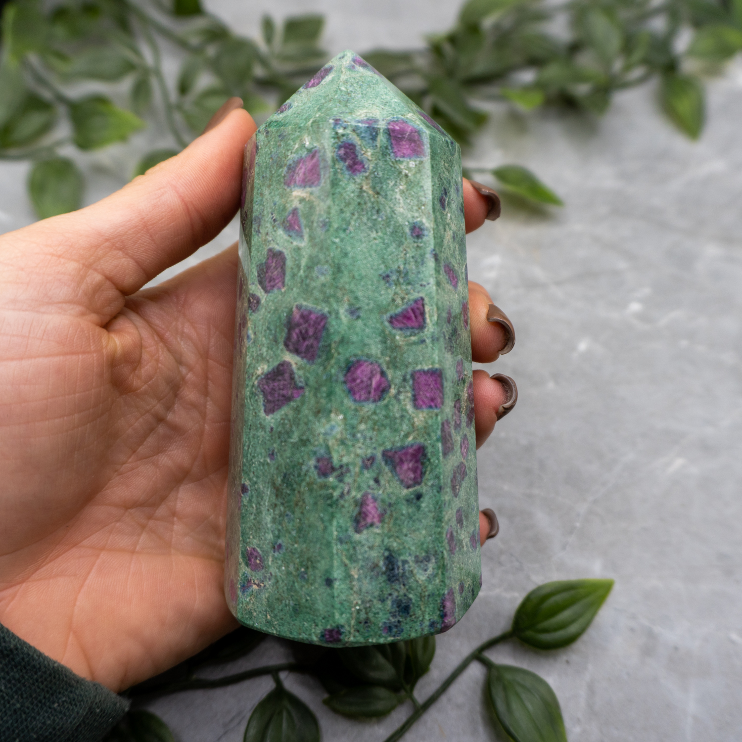 Ruby in Fuchsite Tower #1 - The Crystal Council