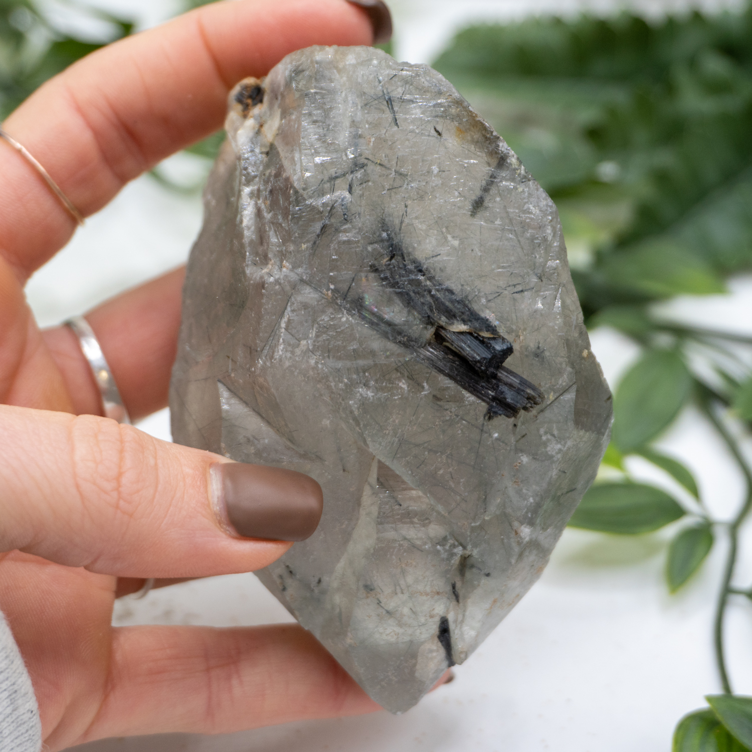 Blue Tourmaline Large Raw #2 - The Crystal Council