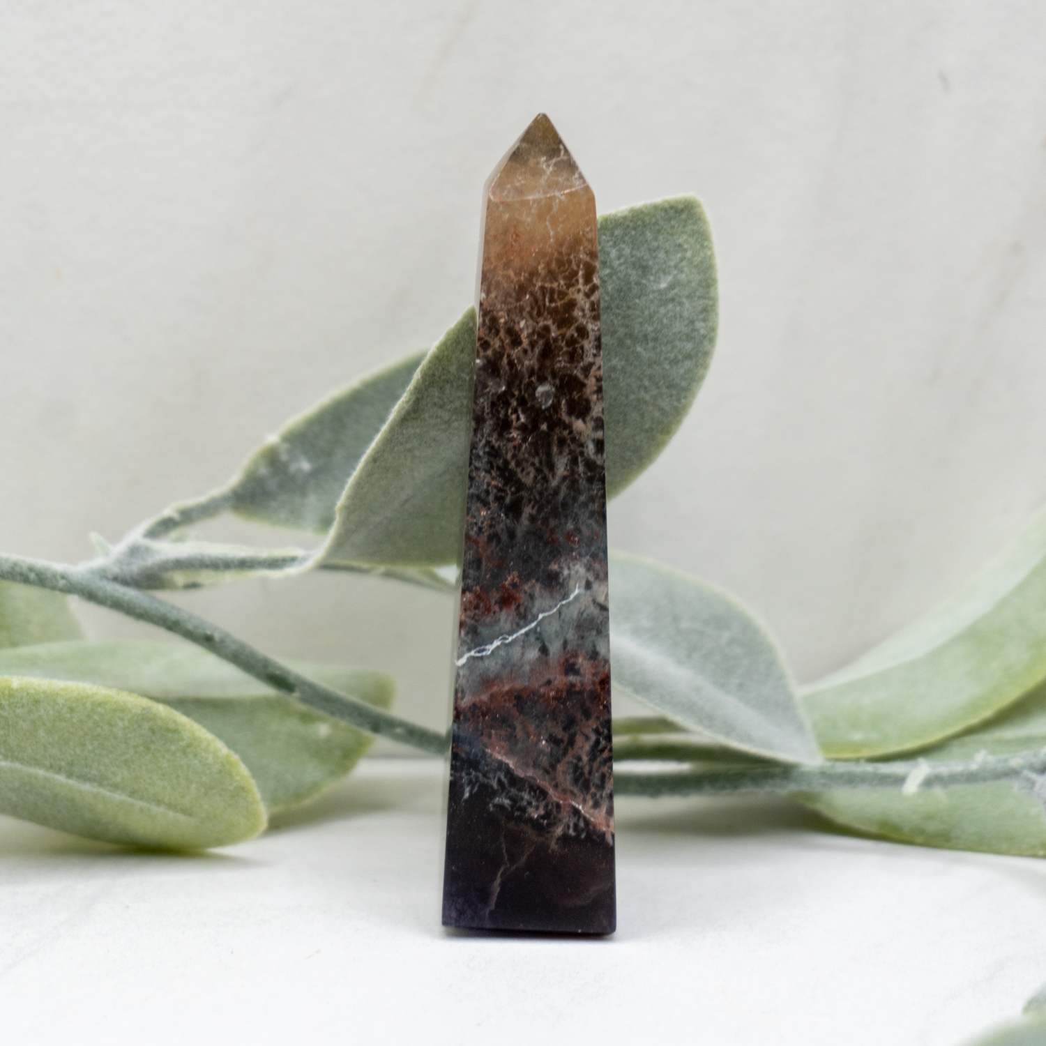 Rainbow Fluorite Tower #1 - The Crystal Council