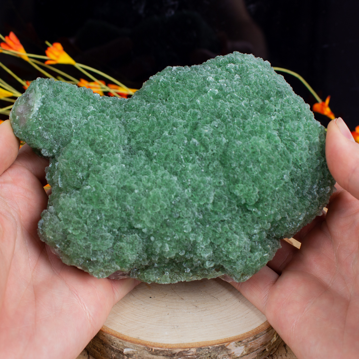 Double Sided Green Fluorite #13 - The Crystal Council Double Sided Green Fluorite #13 - The Crystal Council