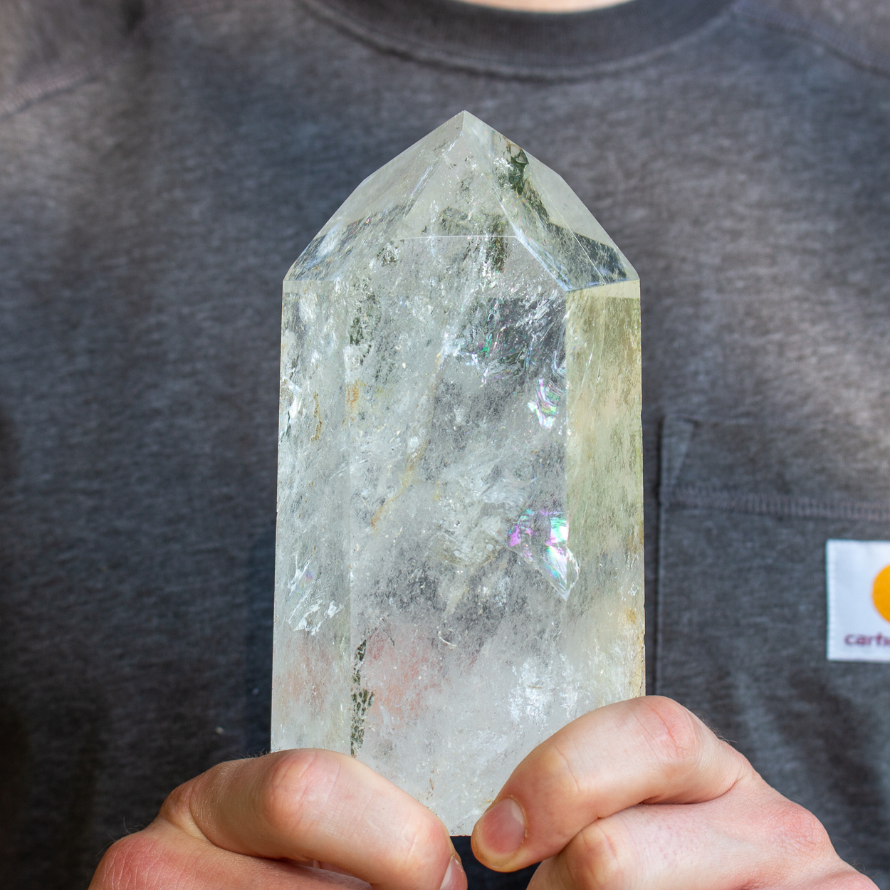 Clear Brazilian Quartz - Large Point - The Crystal Council
