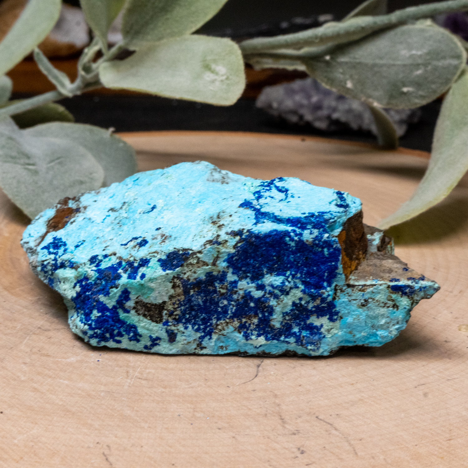 Azurite on Gibbsite #4 - The Crystal Council