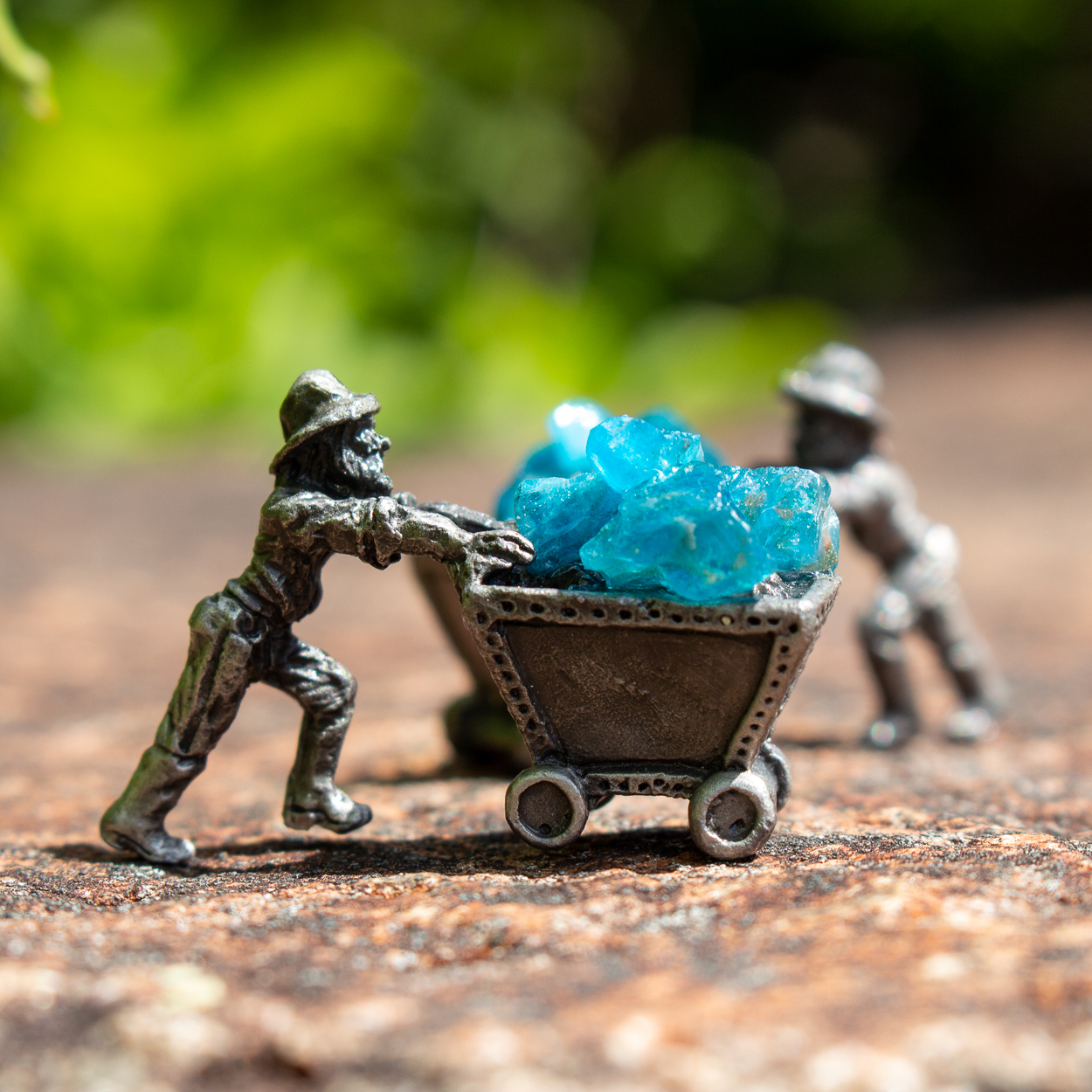 Blue Apatite Miner - The Crystal Council