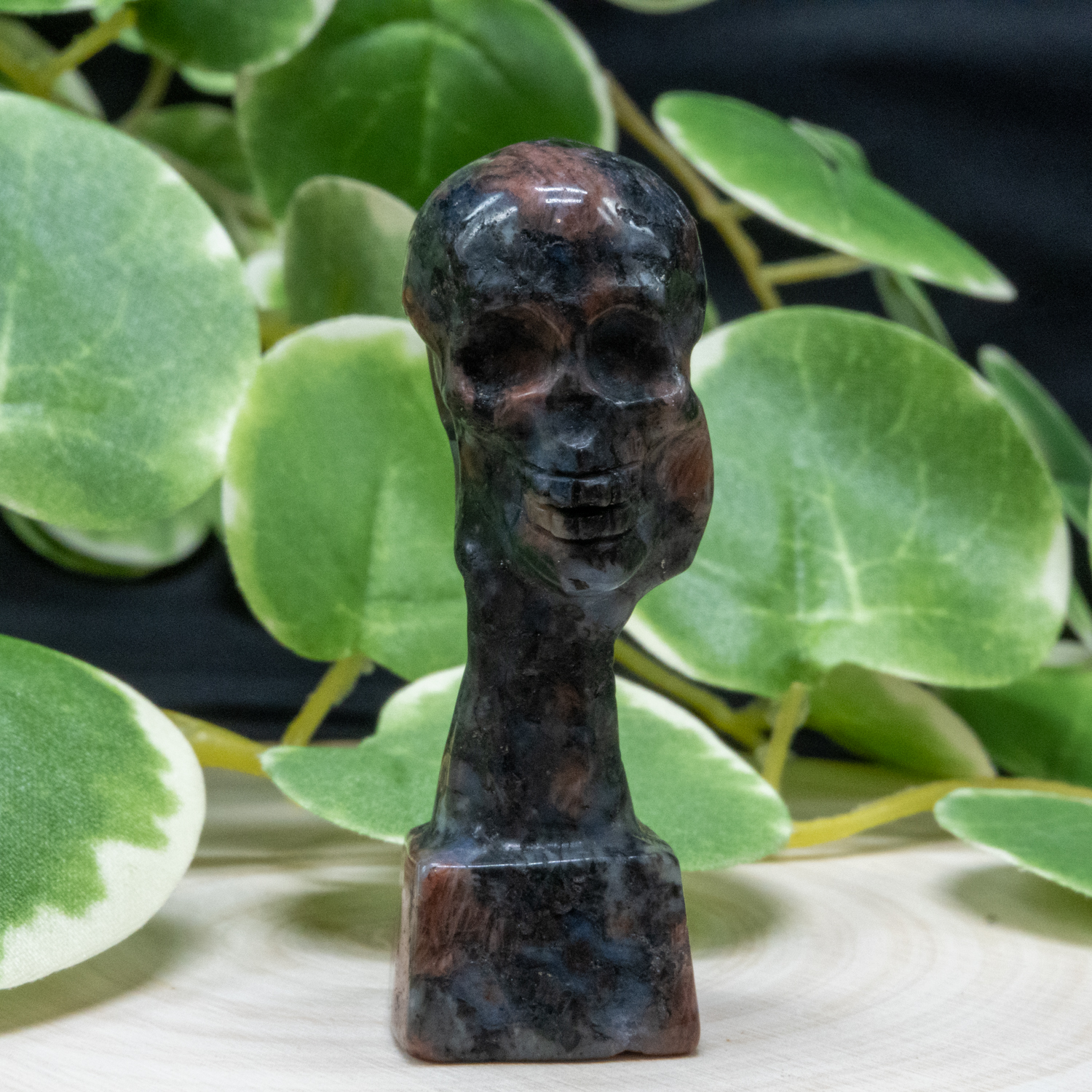 Que Sera(Galaxy Rhyolite) Skull-Hand Pillar Random - The Crystal Council