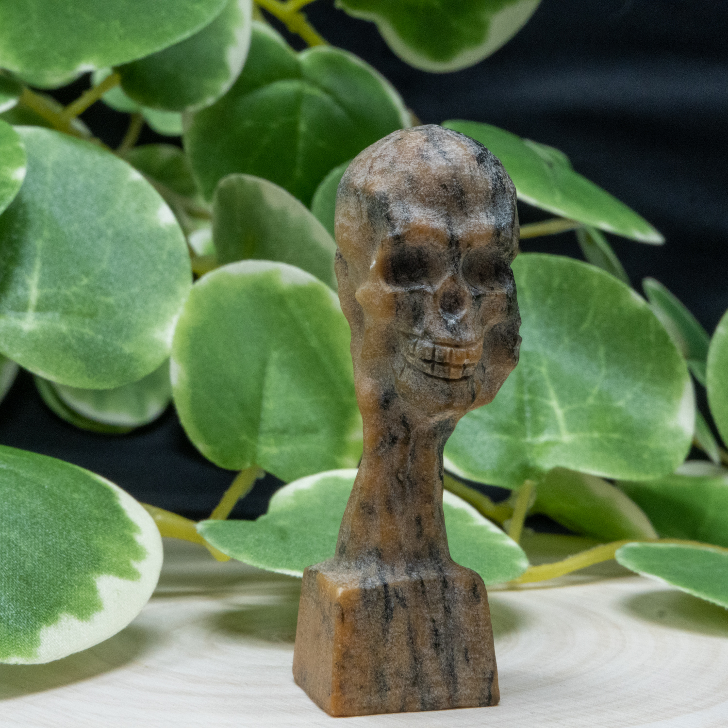 Jasper Skull-Hand Pillar Random - The Crystal Council