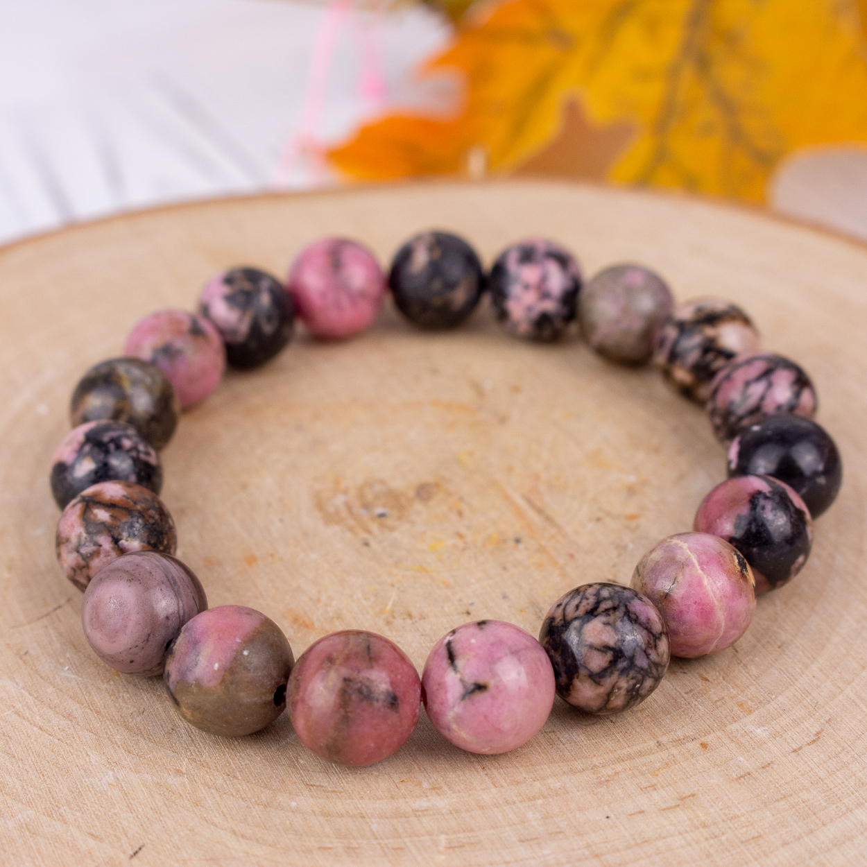 Rhodonite Bracelet - The Crystal Council