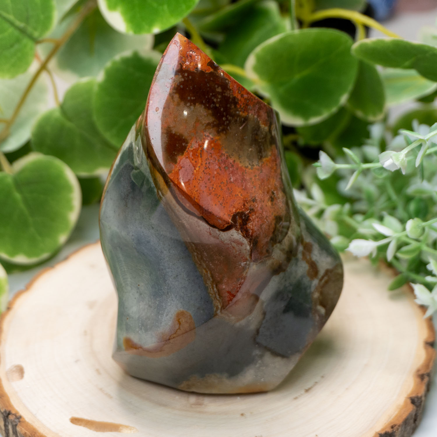 Polychrome Jasper Flame #2 - The Crystal Council