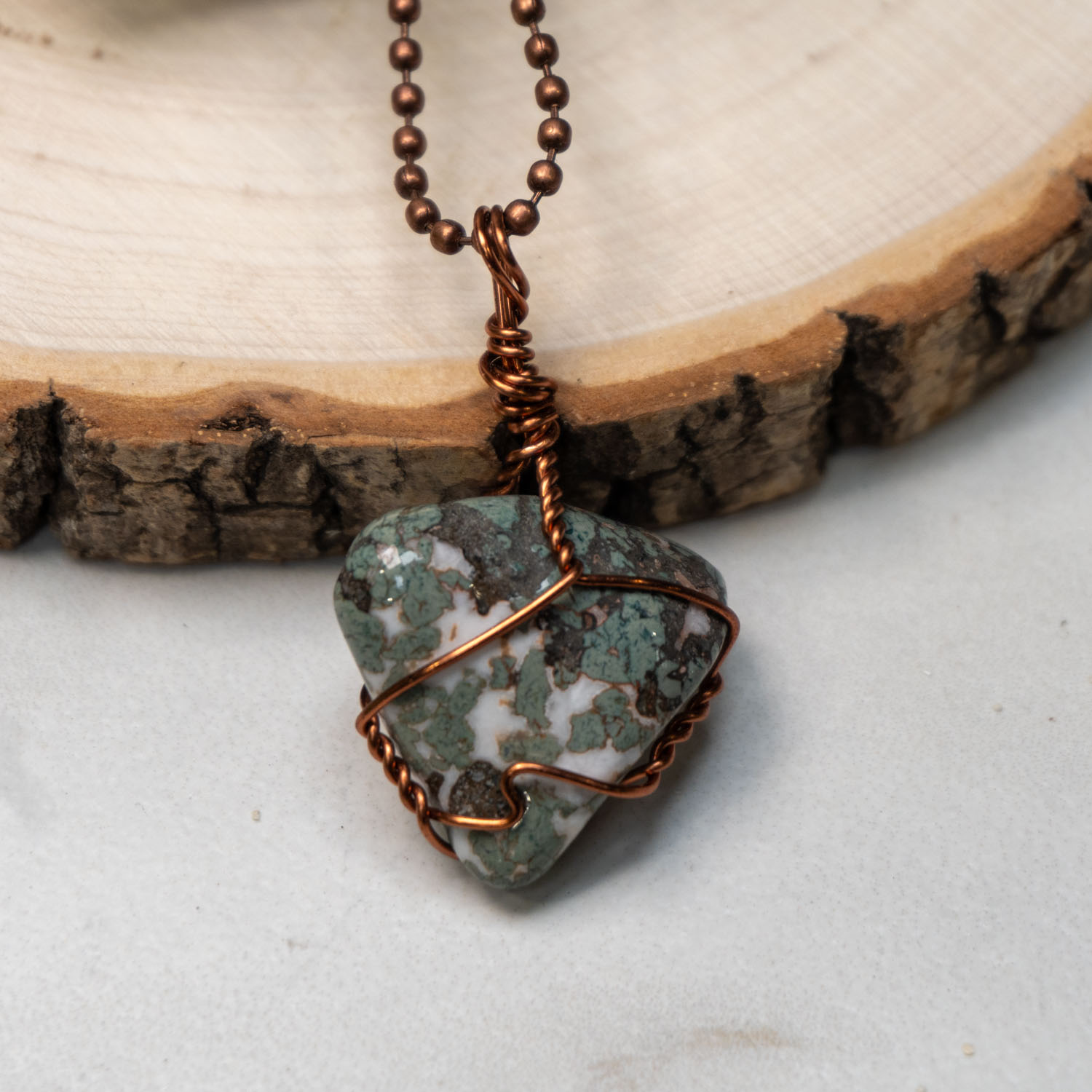 Tree Agate Wire Wrap - The Crystal Council