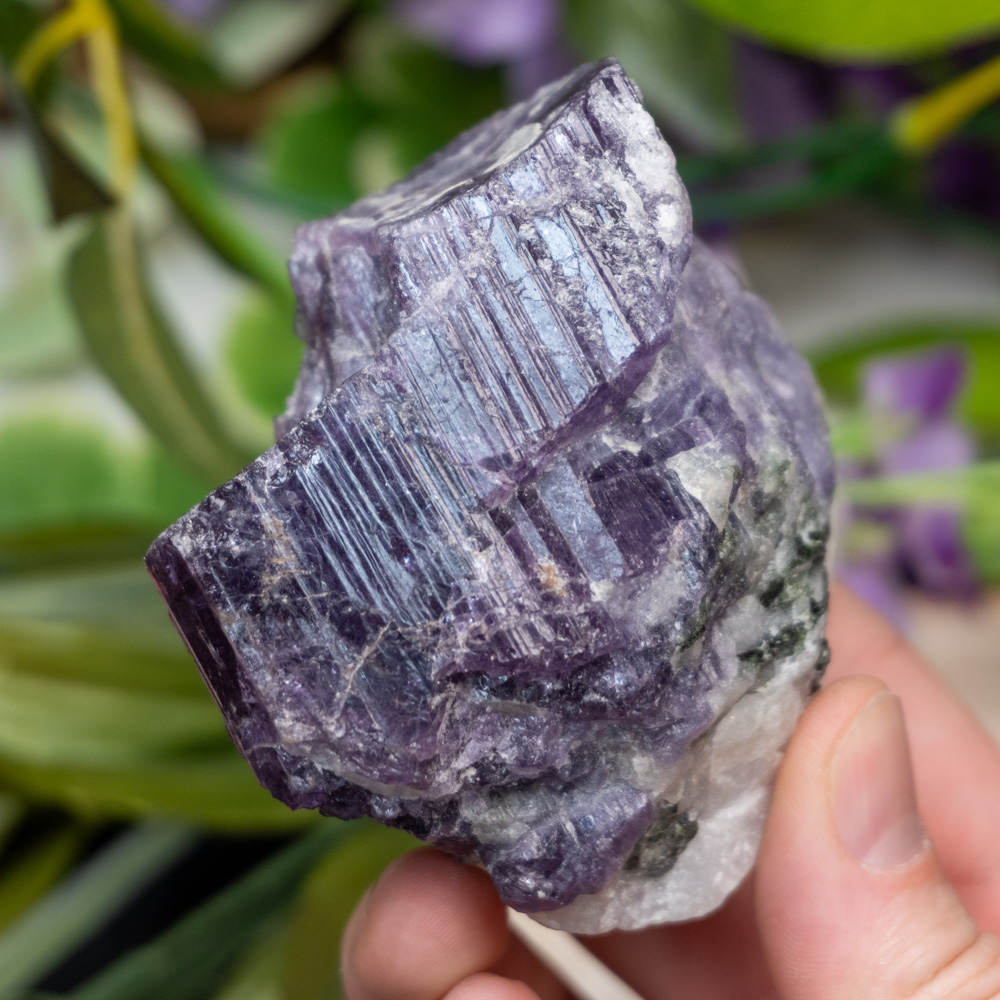 Purple Scapolite Raw #14 - The Crystal Council