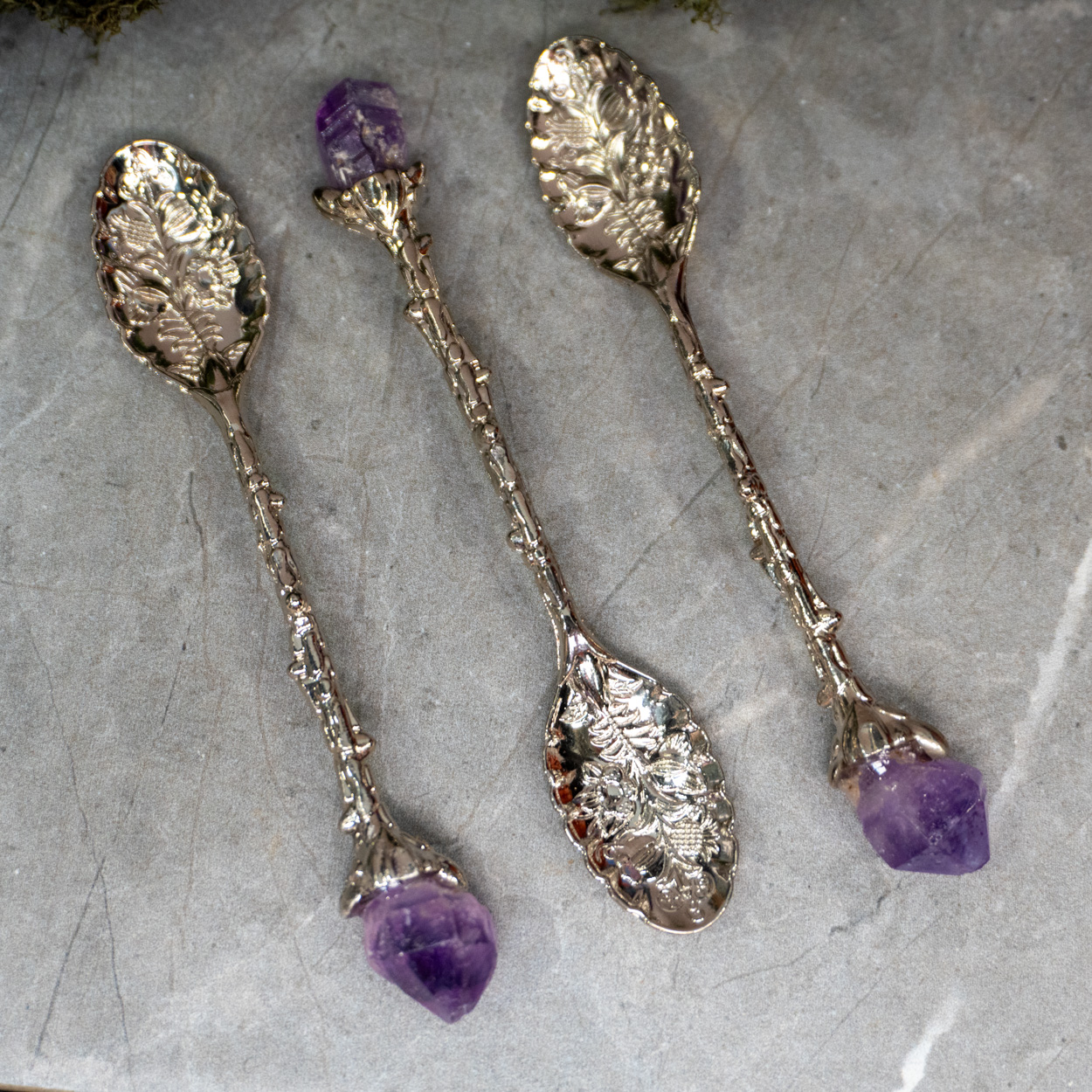 Amethyst Spell Spoon - The Crystal Council