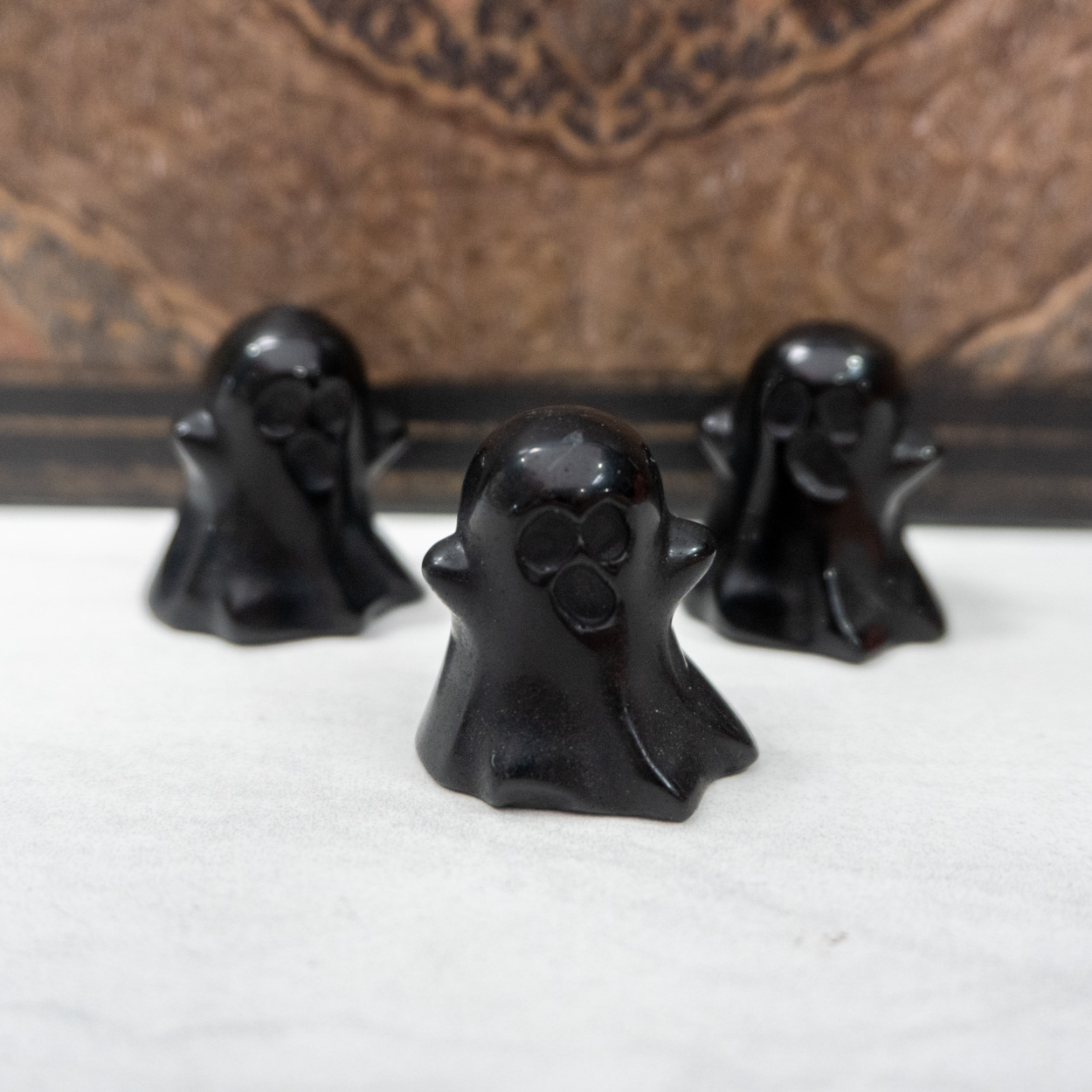 Obsidian Small Ghost - The Crystal Council