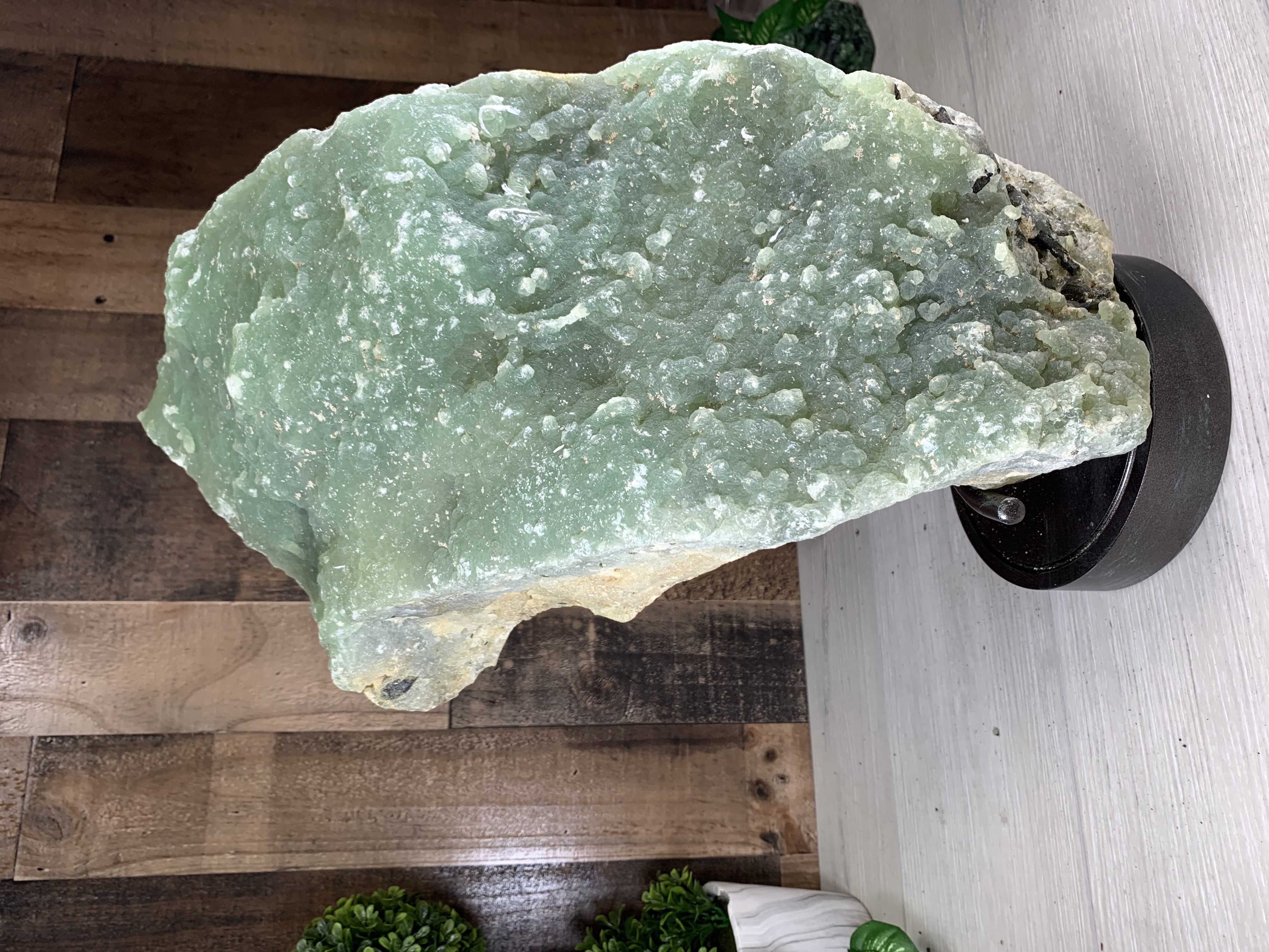 Mounted Prehnite - The Crystal Council