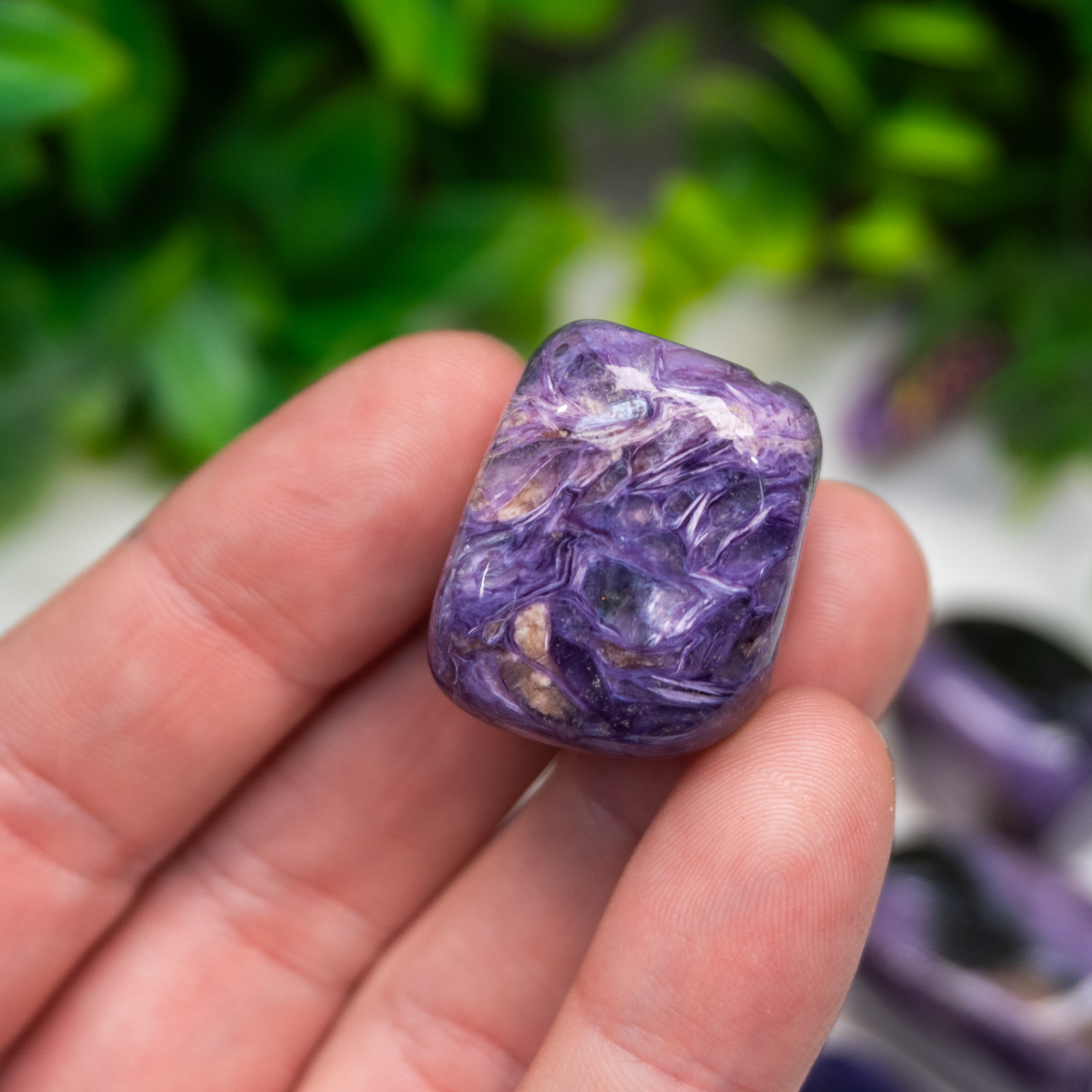 Charoite A+ Tumbled - The Crystal Council