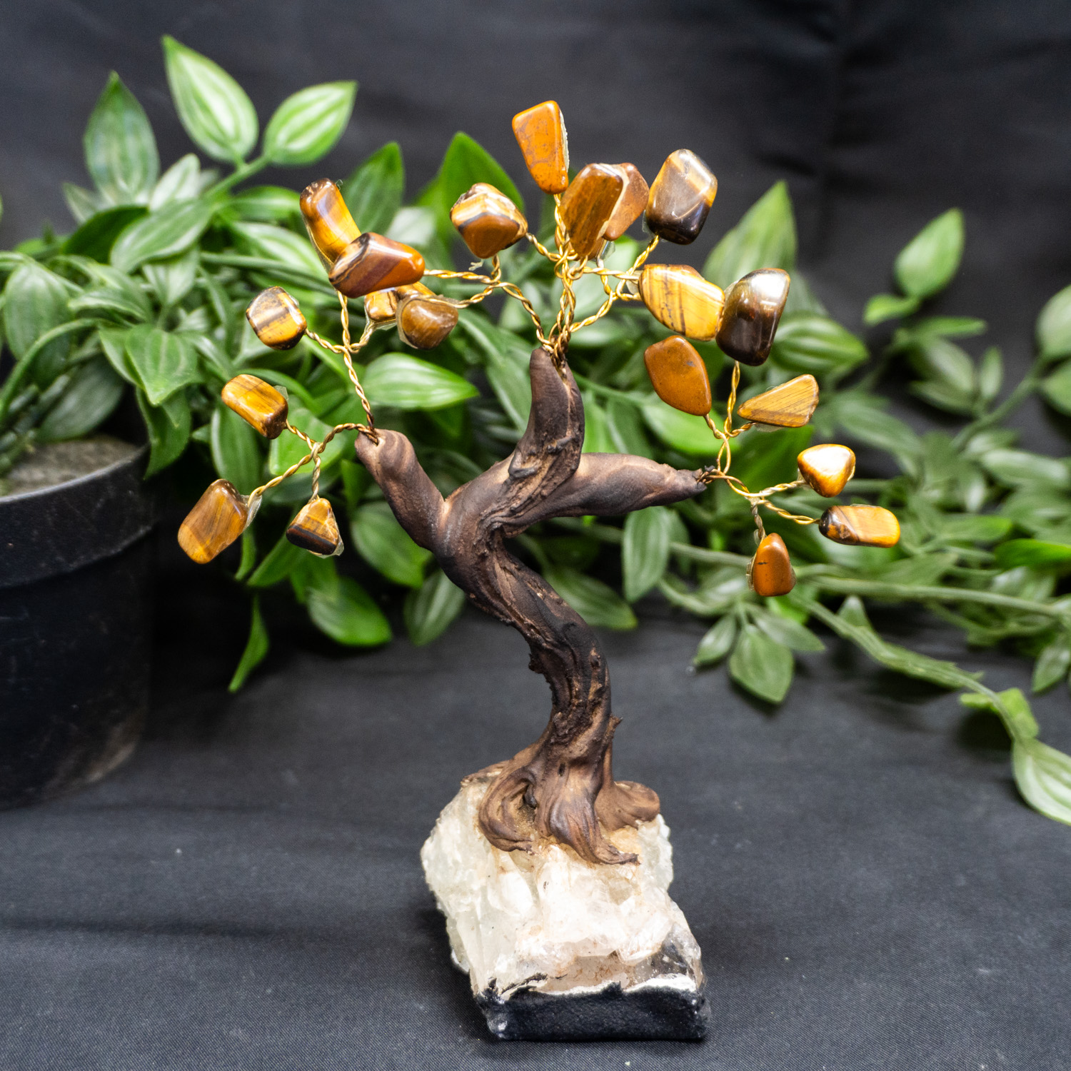 Medium Tiger Eye Crystal Tree - The Crystal Council