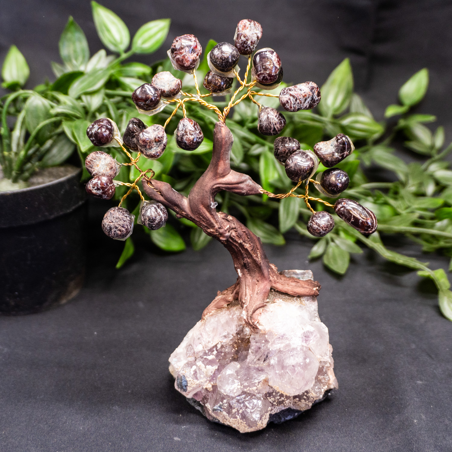 Medium Garnet Crystal Tree - The Crystal Council