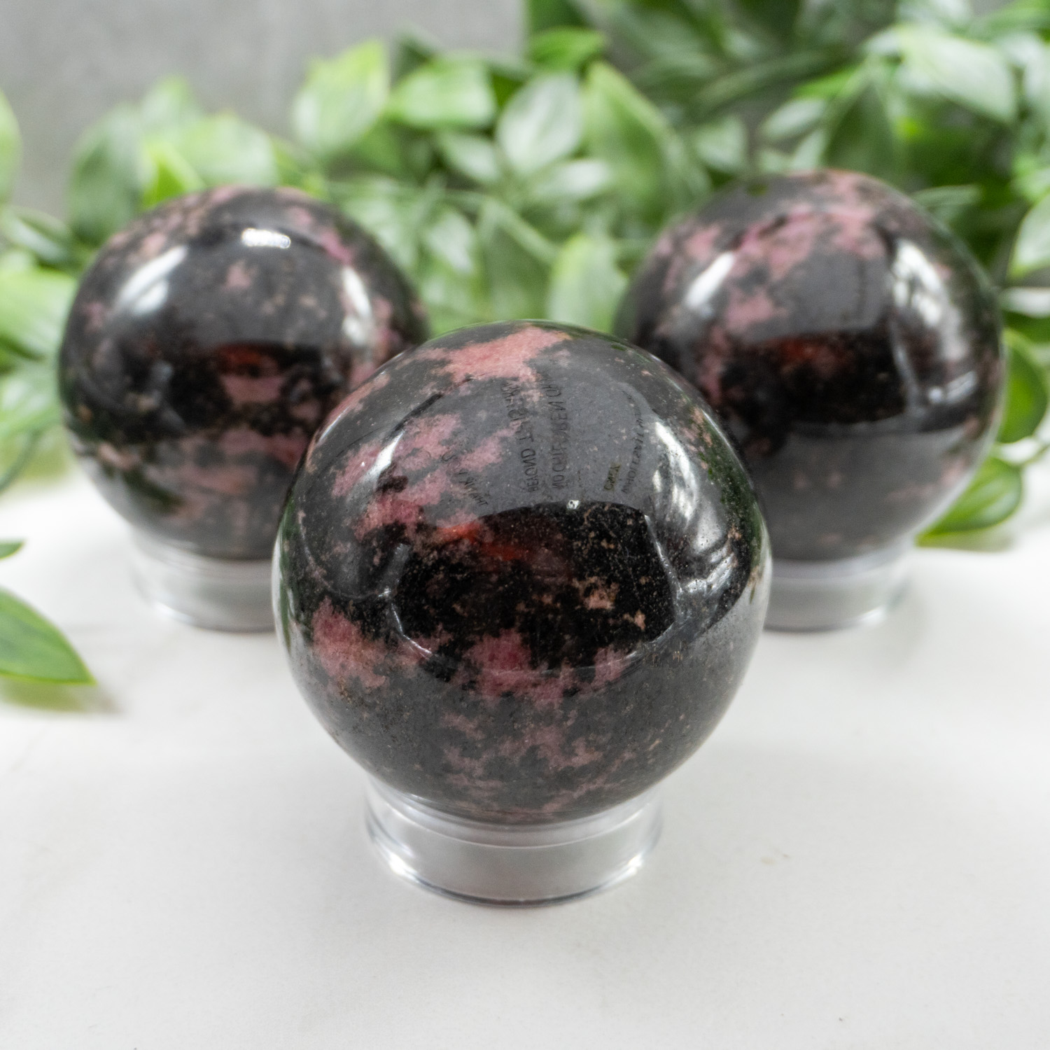 Rhodonite Sphere Medium - The Crystal Council