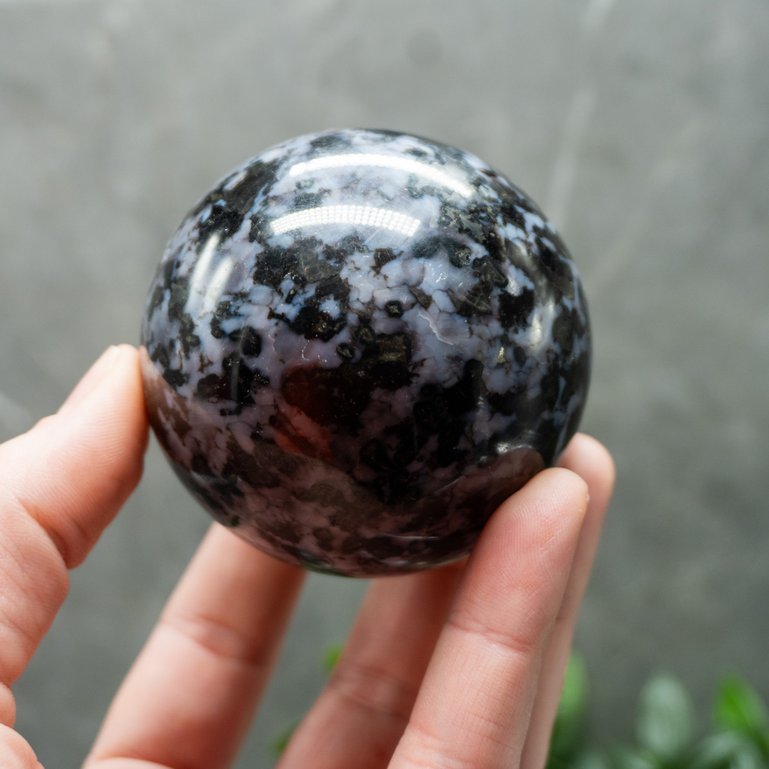 Mystic Merlinite Sphere Medium - The Crystal Council