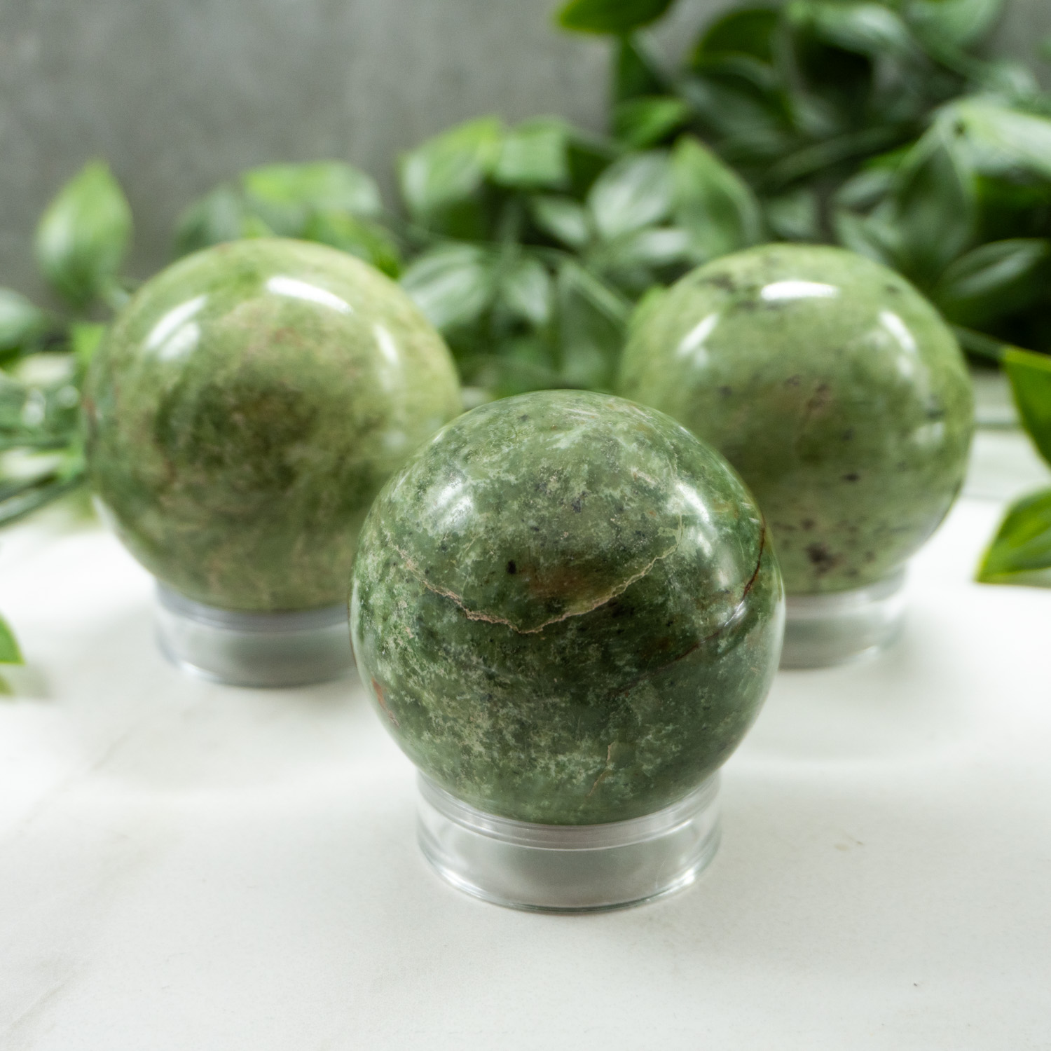 Chrysoprase Sphere Medium - The Crystal Council