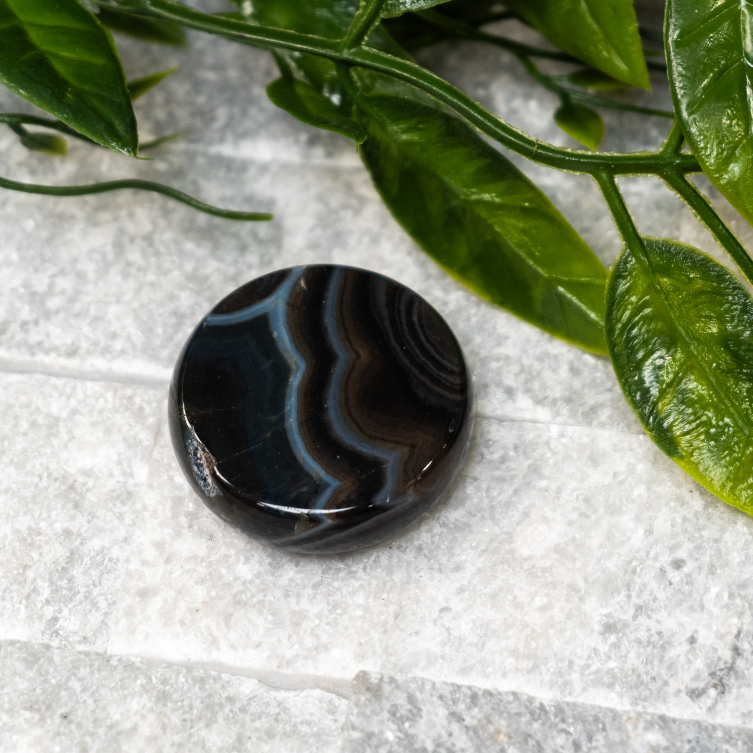 Black Agate Polished #3 - The Crystal Council