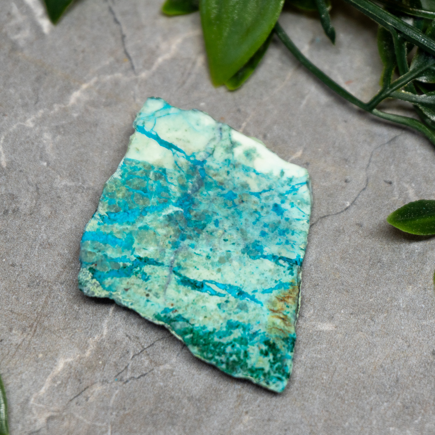 Chrysocolla Slab #2 - The Crystal Council