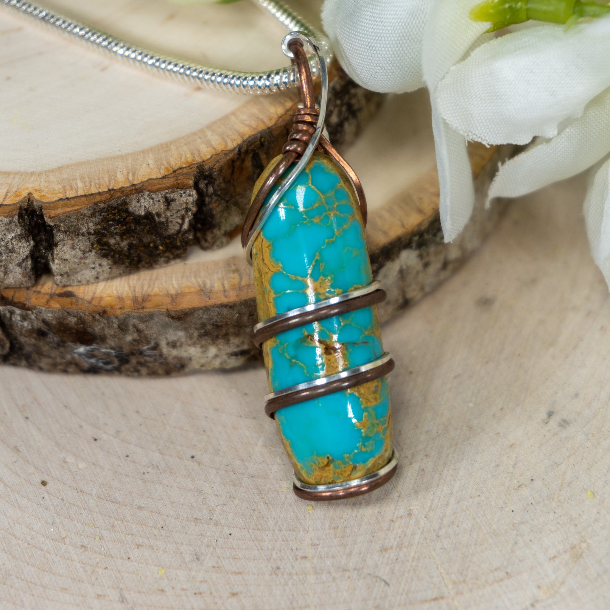 Long Turquoise Wrap - The Crystal Council