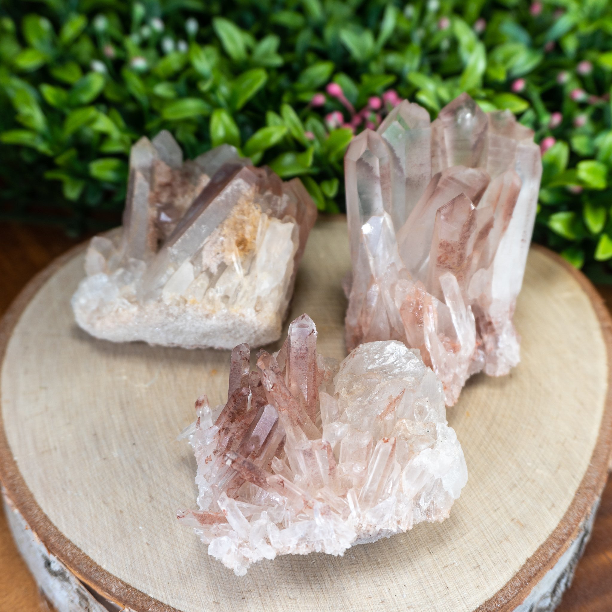 Medium Hematite Included Madagascar Quartz - Random - The Crystal Council