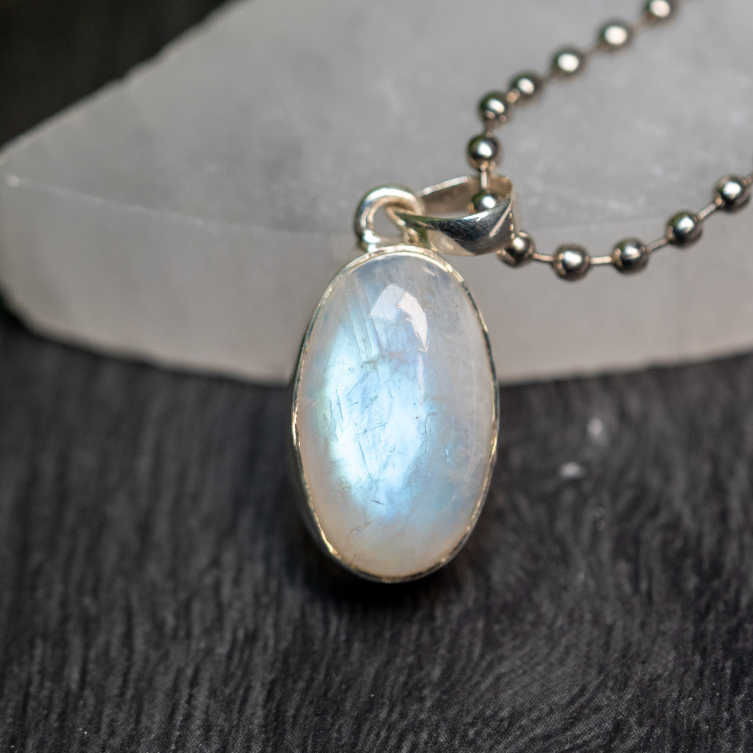 Moonstone Pendant #1 - The Crystal Council