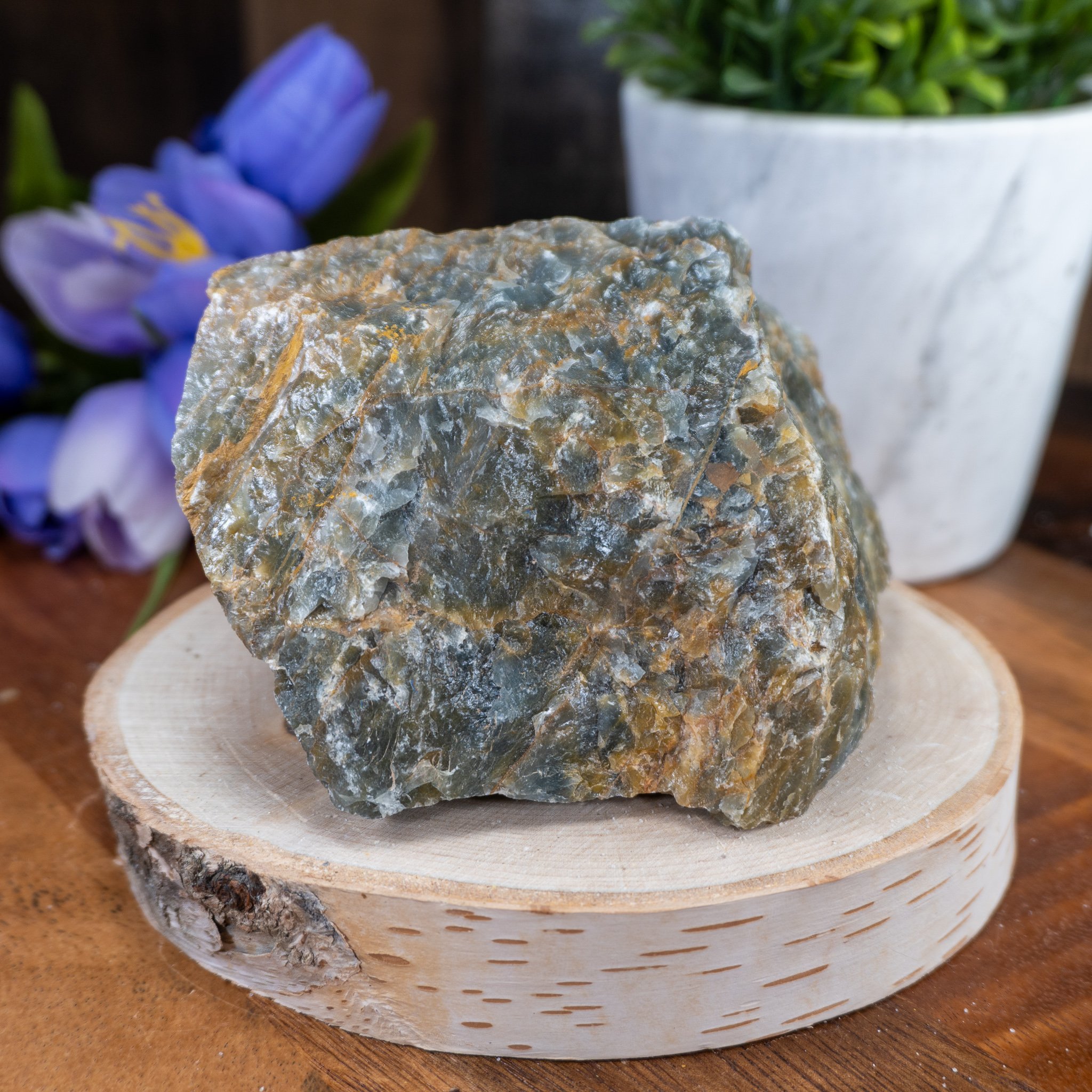 Large Raw Nellite (Lionskin) #3 - The Crystal Council