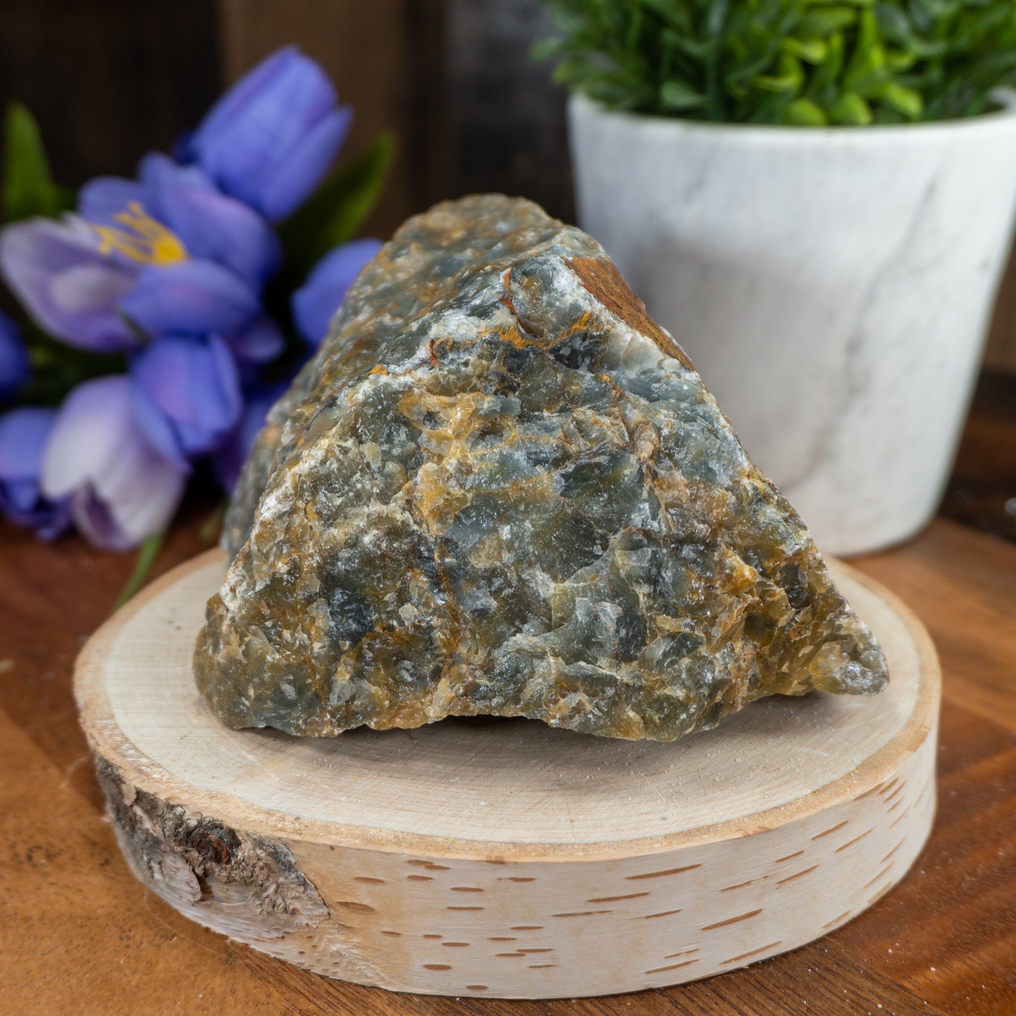 Large Raw Nellite (Lionskin) #3 - The Crystal Council