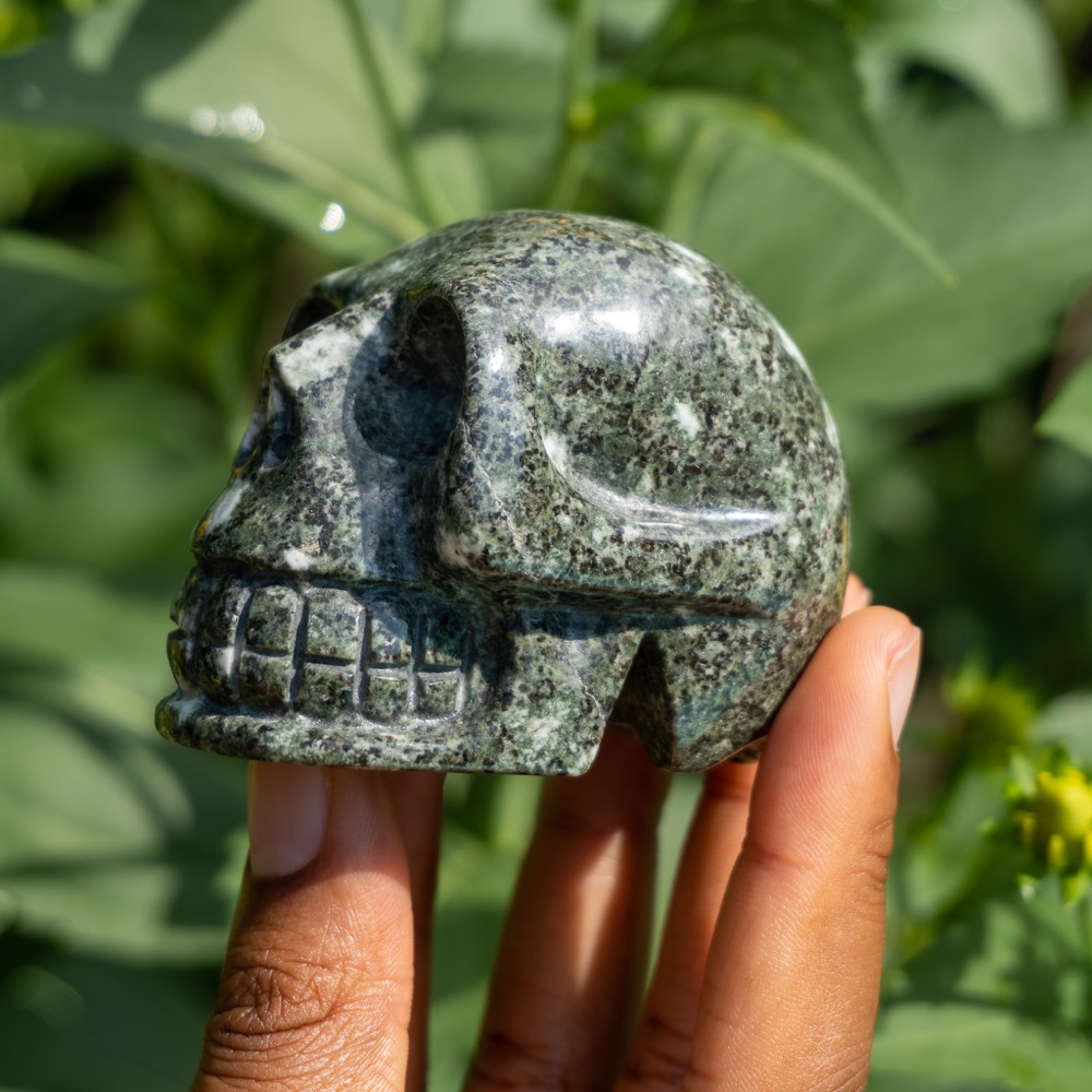 Preseli Bluestone Medium Skull - The Crystal Council