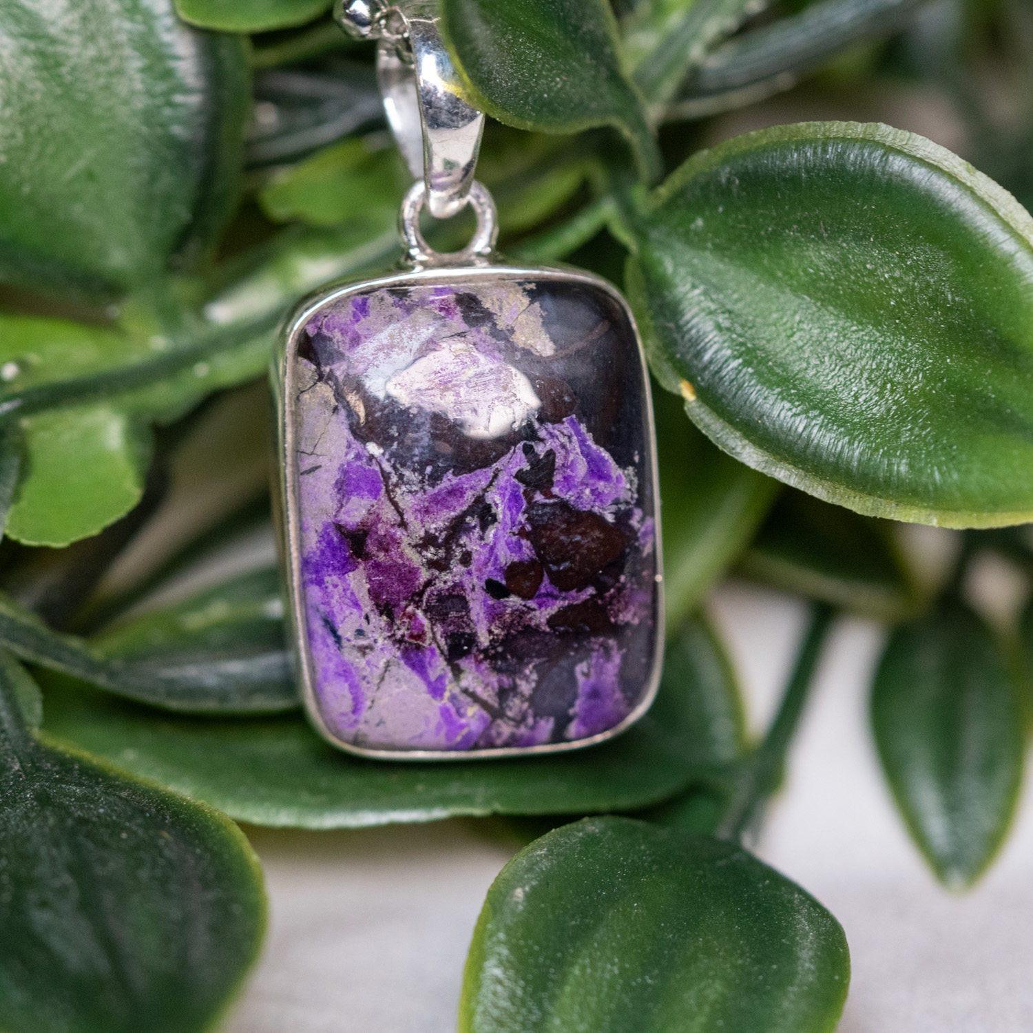 Sugilite Pendant #1 - The Crystal Council