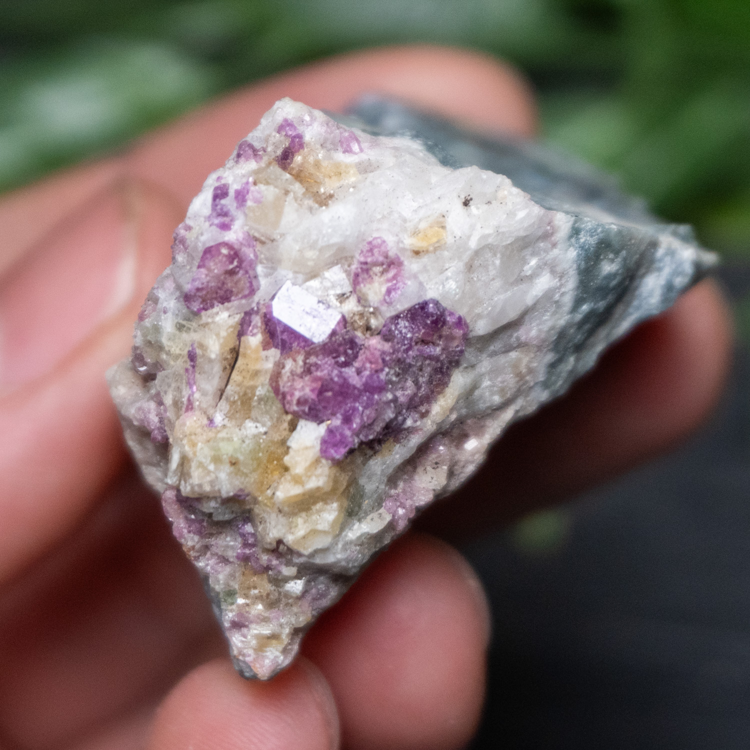 Purple and Green Vesuvianite Small Raw #4 - The Crystal Council