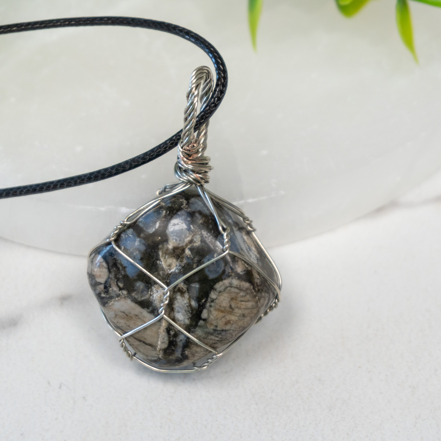 Galaxy Rhyolite Wire Wrap #1 - The Crystal Council